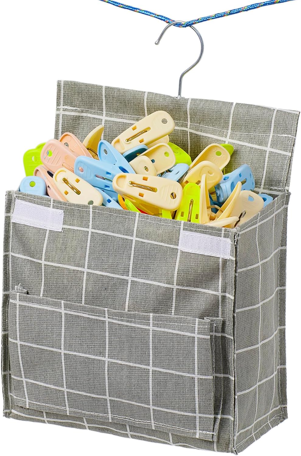 Amazon.com: KOOZTI Laundry Clothespin Bag for Clothesline Outdoor ...