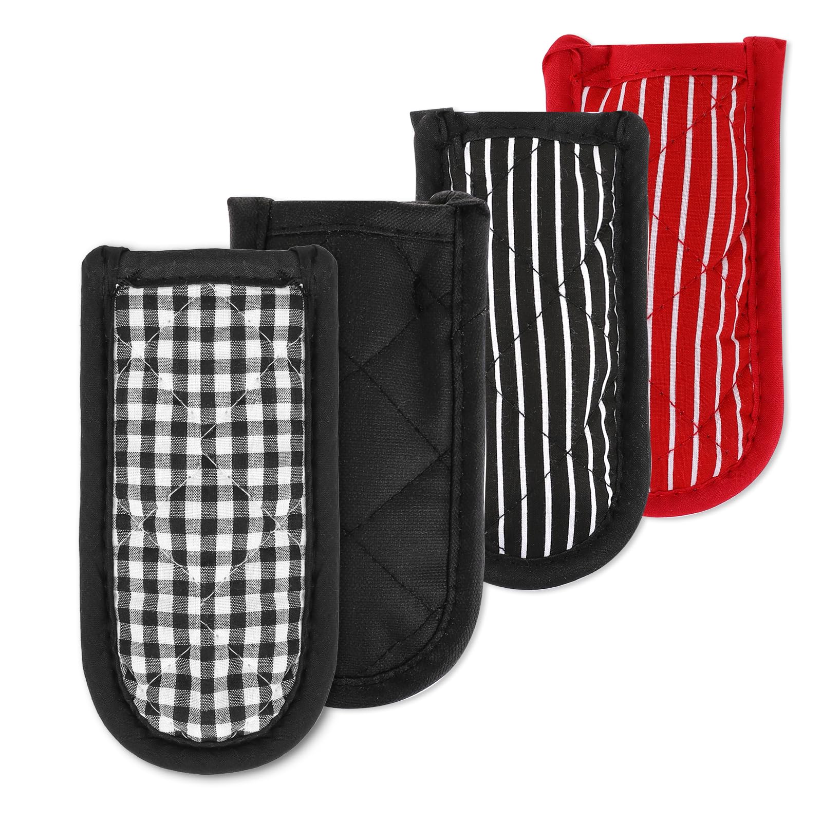Amazon.com: 4 Pieces Hot Handle Covers Heat Resistant Pot Sleeve Grip ...