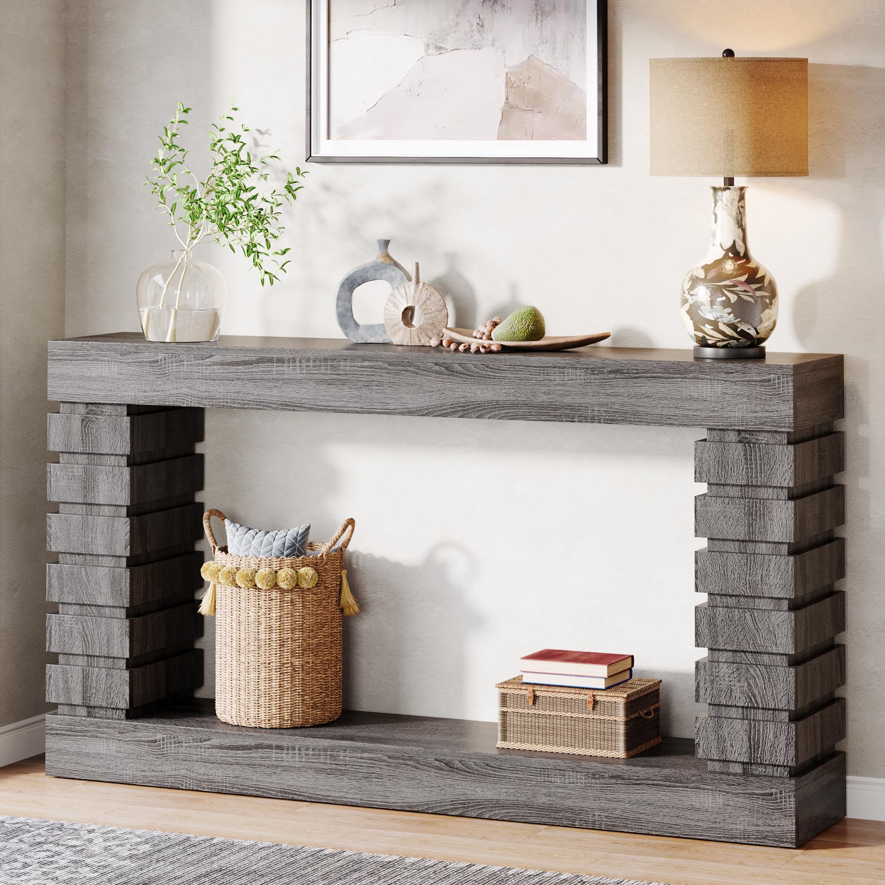 Amazon.com: Tribesigns 70.8-Inch Long Console Table, Wood Entryway ...