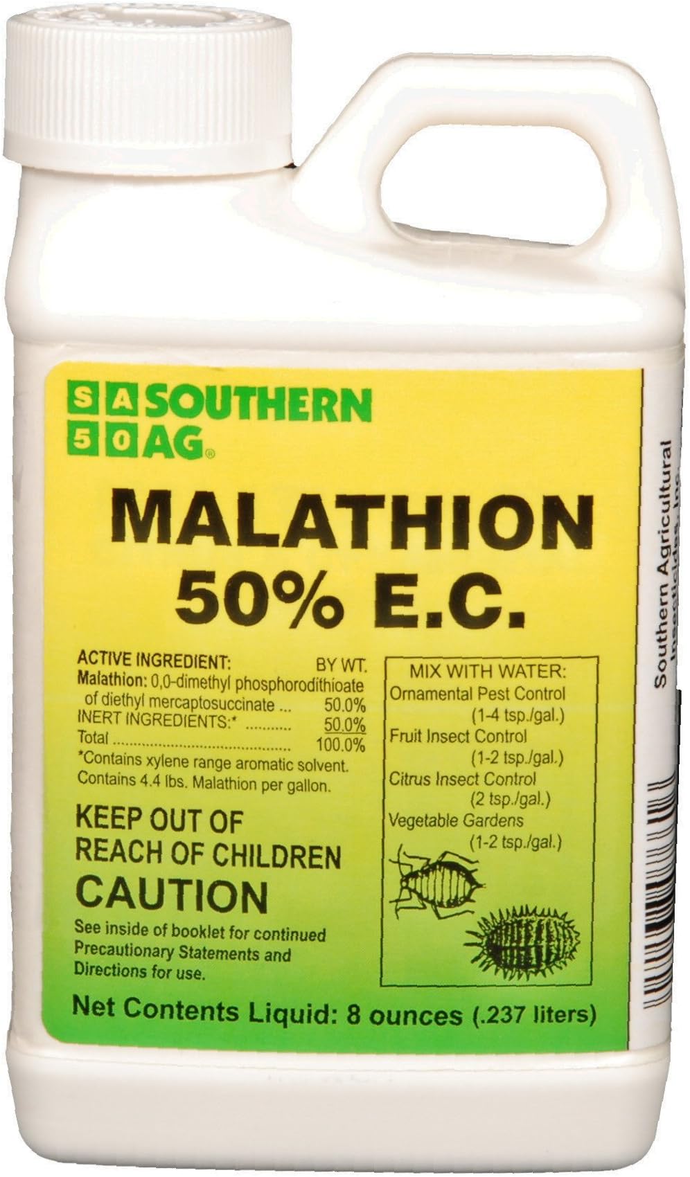 Amazon.com: Southern Ag Malathion 50% E.C. Insecticide, 16 OZ : Patio ...