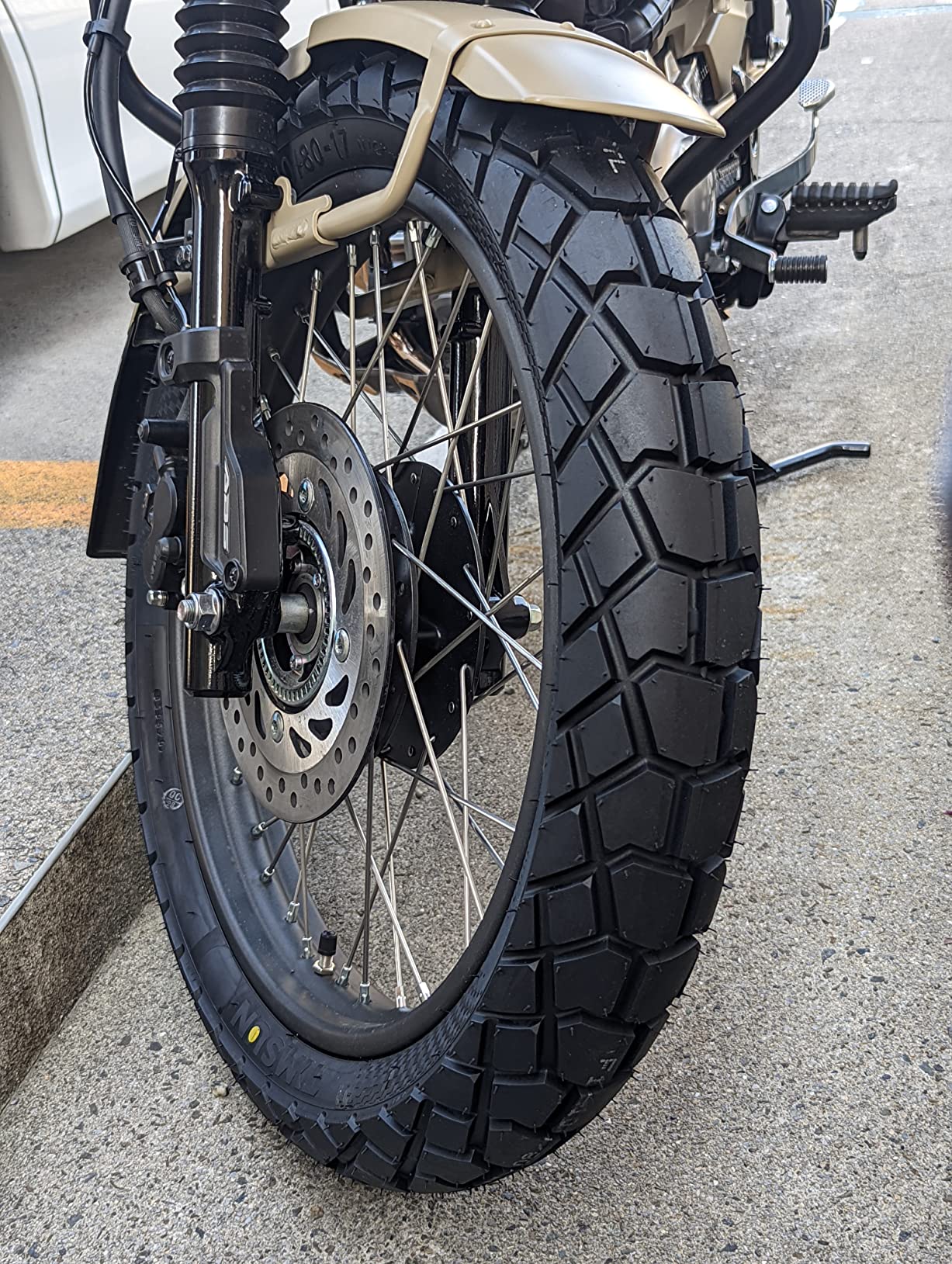 Amazon | TIMSUN(ティムソン) バイク タイヤ TS823 100/80-17 52P TL フロント TS-823 ...