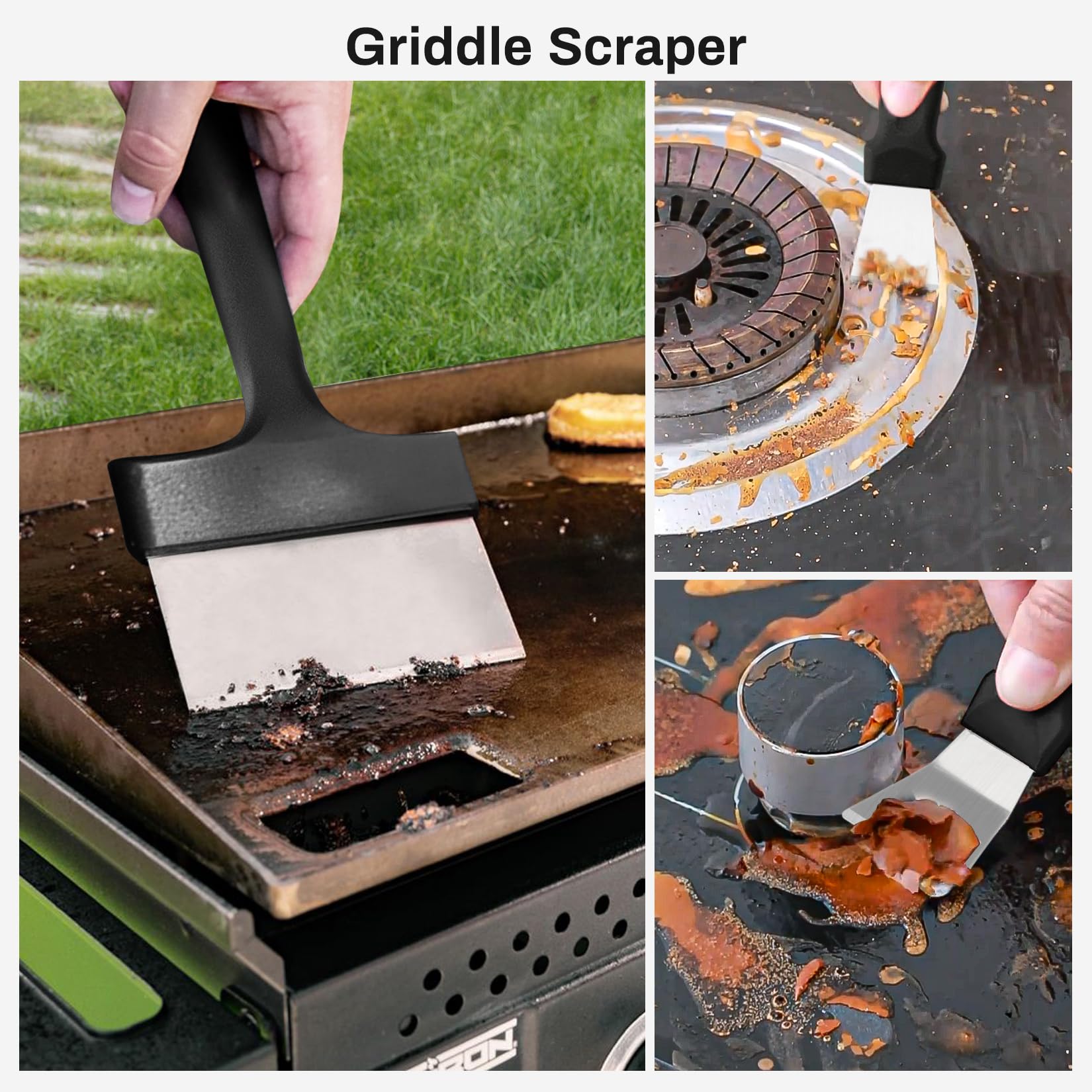 Snapklik.com : Ozzagar Griddle Grill Cleaning Kit Griddle Grill Cleaner ...