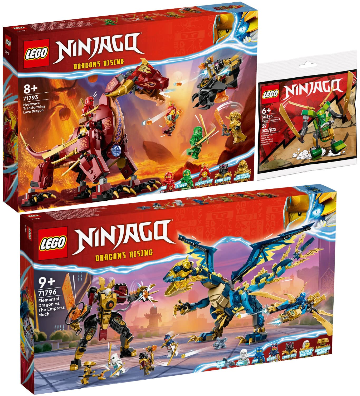 Ninjago Lloyd Goud Ninja Draak