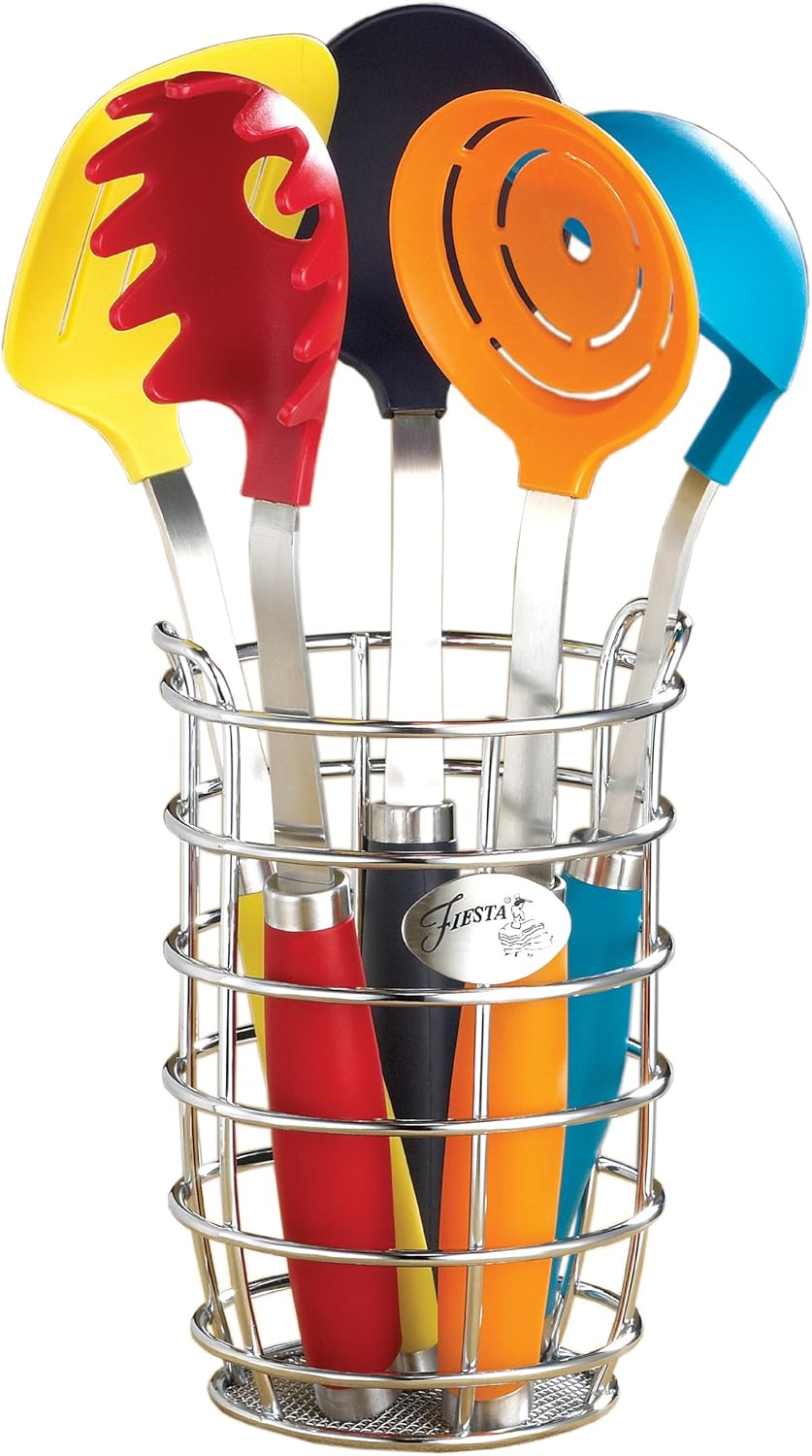 Amazon.com: Fiesta 6-Piece Utensil Set with Crock : Home & Kitchen