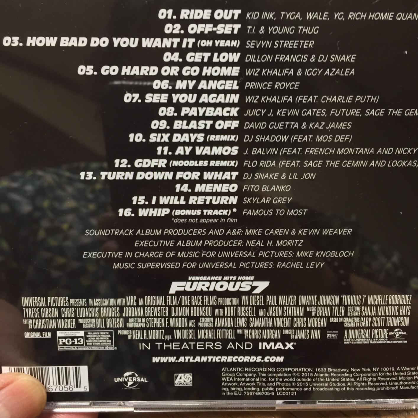 Amazon.co.jp: Furious 7: ミュージック
