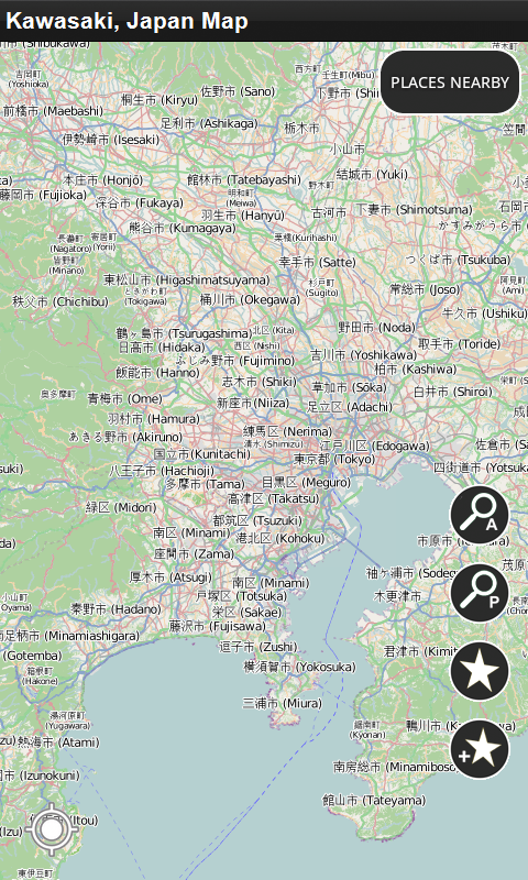 Kawasaki Japan Map
