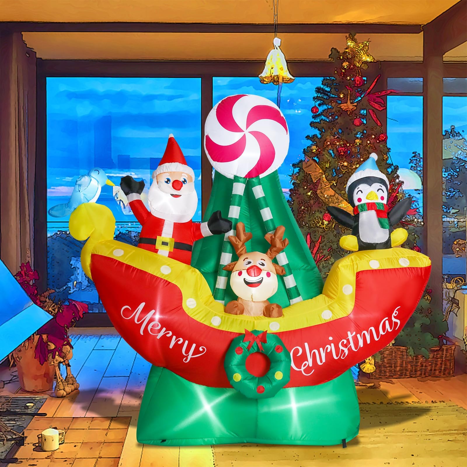 Amazon.com: Vipush Amusement Park Inflatable Decorations - Outdoor ...