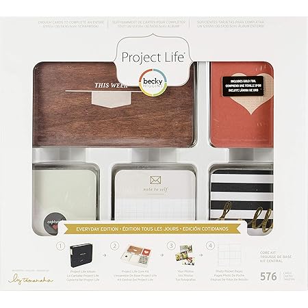 Amazon.com : Project Life 380015 Kit Core Edition-Project 52-Rad (616 ...