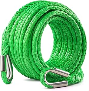 Amazon.com: DAYDOOR Winch Rope Extension, 3/8'' x 50ft Synthetic Winch ...