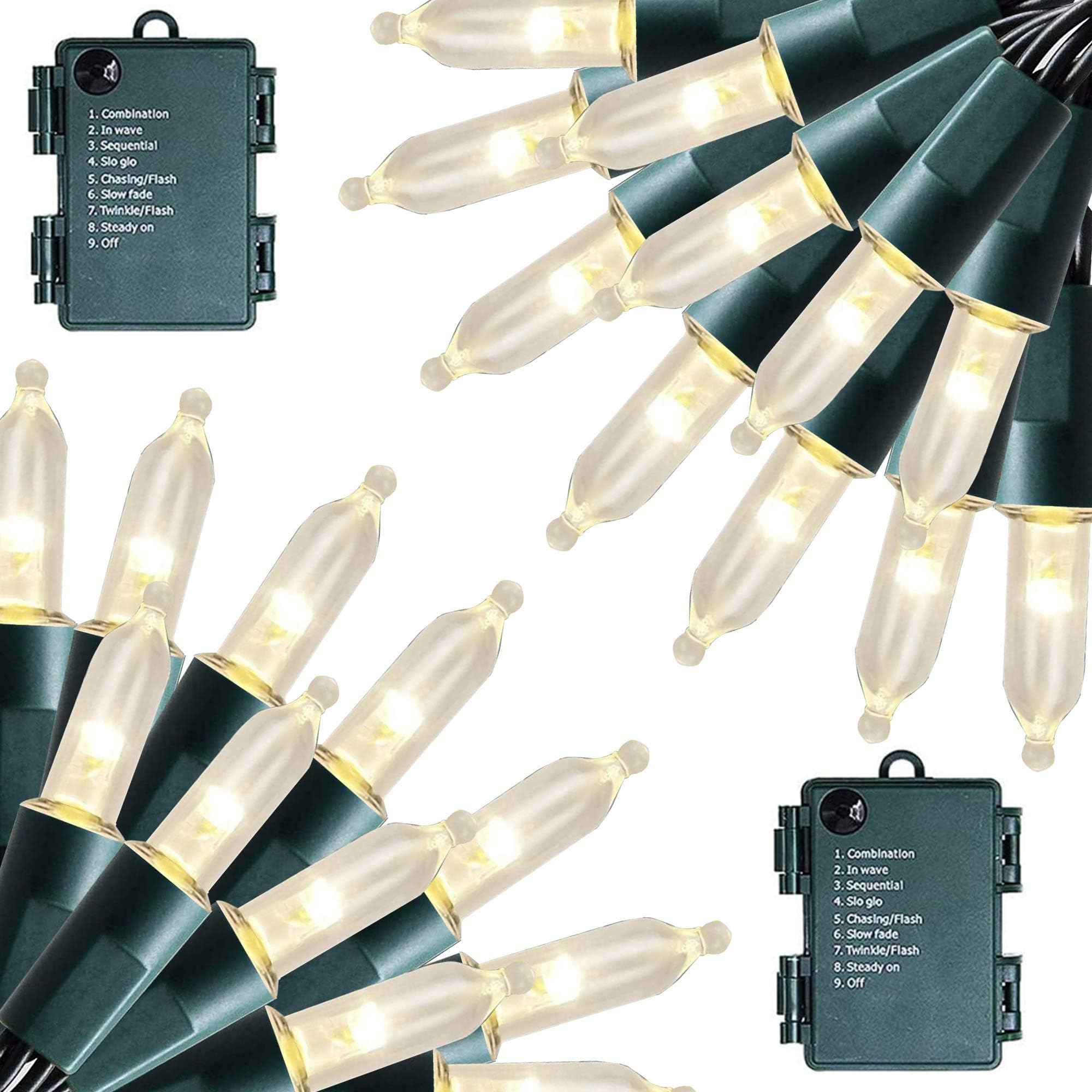 Amazon.com: MAGOTAN Outdoor String Lights Christmas Lights 50 LED ...