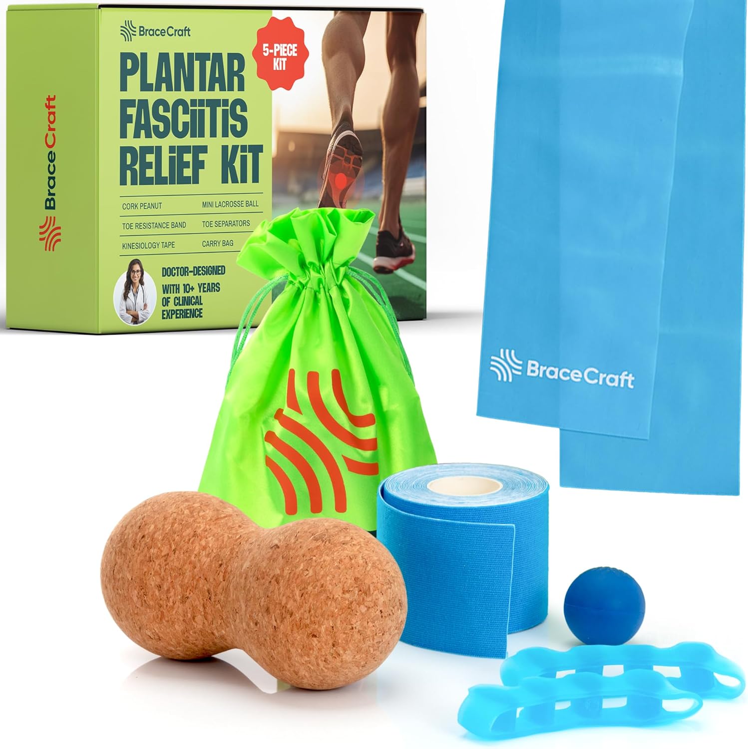 Amazon.com: Plantar Fasciitis Relief Kit 5pc – Plantar Fasciitis Pain ...