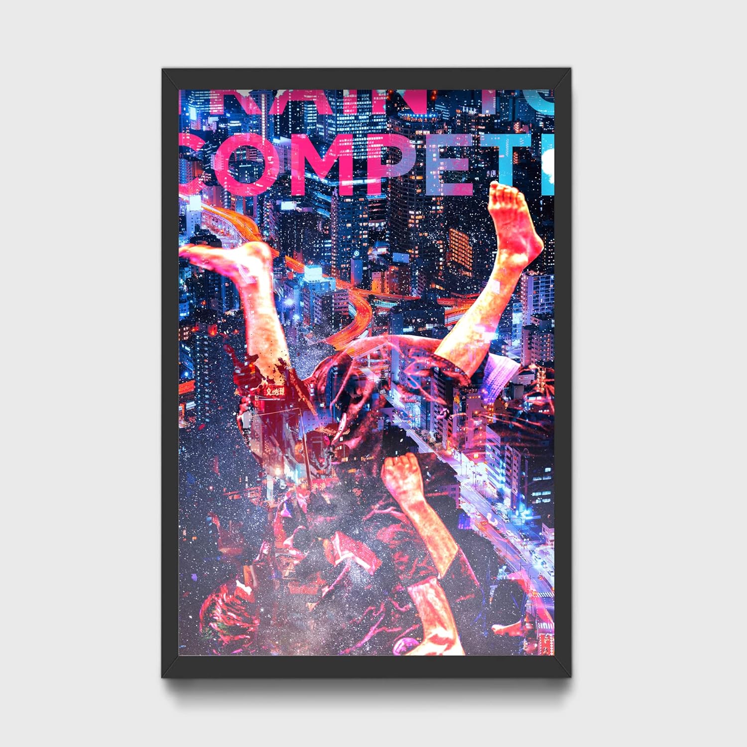 Amazon.com: Ready to Hang in A4 Frame - Jiu-Jitsu Poster - Train to ...