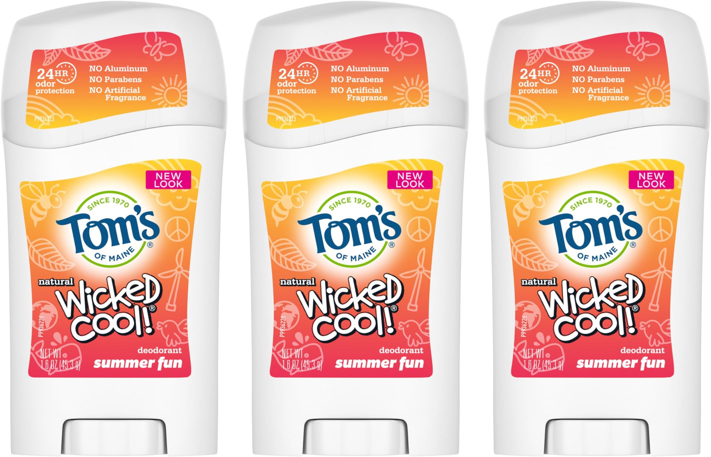 Amazon.com : Tom's of Maine Wicked Cool! Teen Girls Natural Deodorant ...