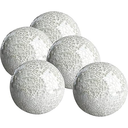 Amazon.com: Tisovixo Decorative Balls, 6 Pack Glass Mosaic Sphere, 2 ...