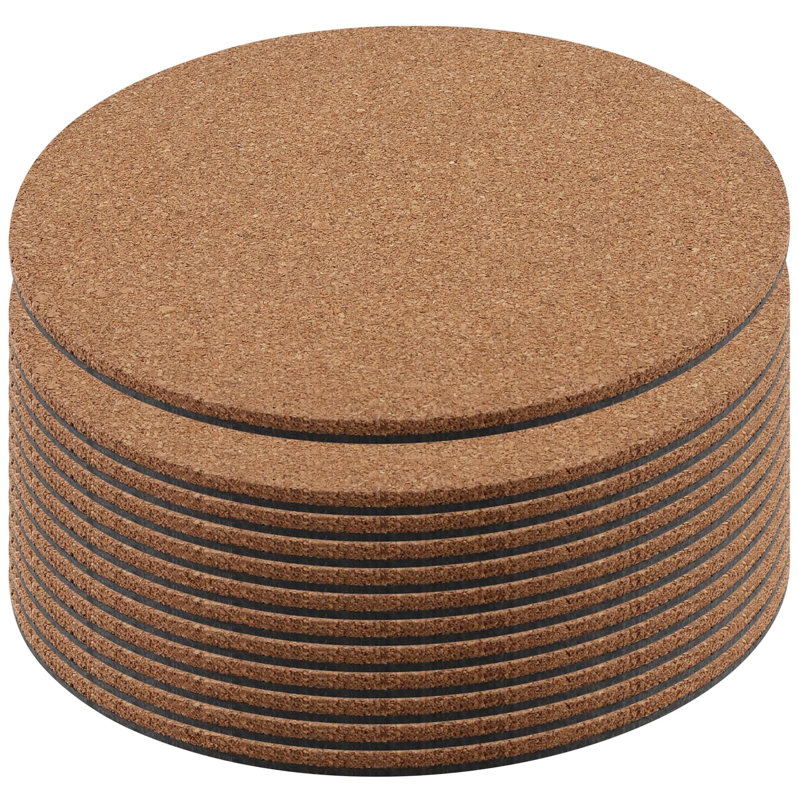 Amazon.com : JEUIHAU 12 PCS 6 Inch Cork Plant Mats, Cork Plant Coasters ...