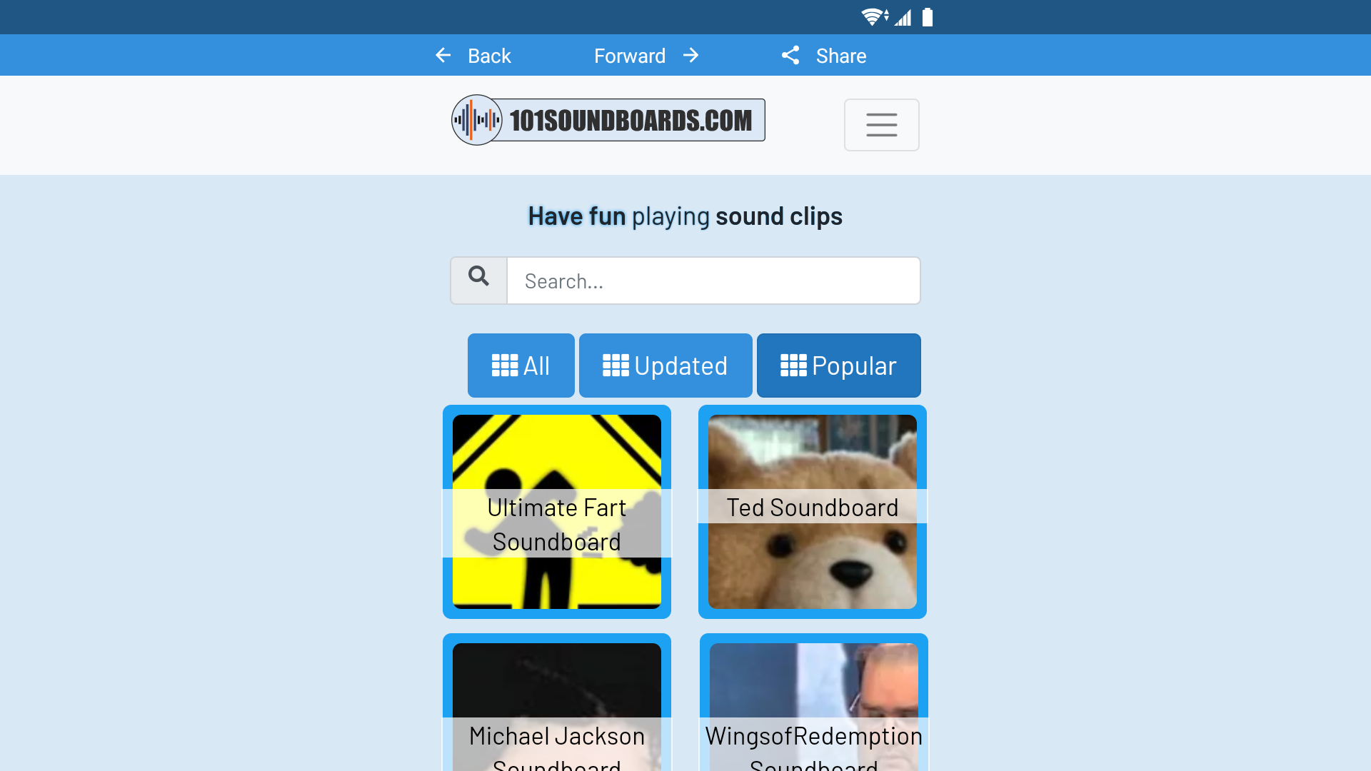 101 Soundboards - App on Amazon Appstore