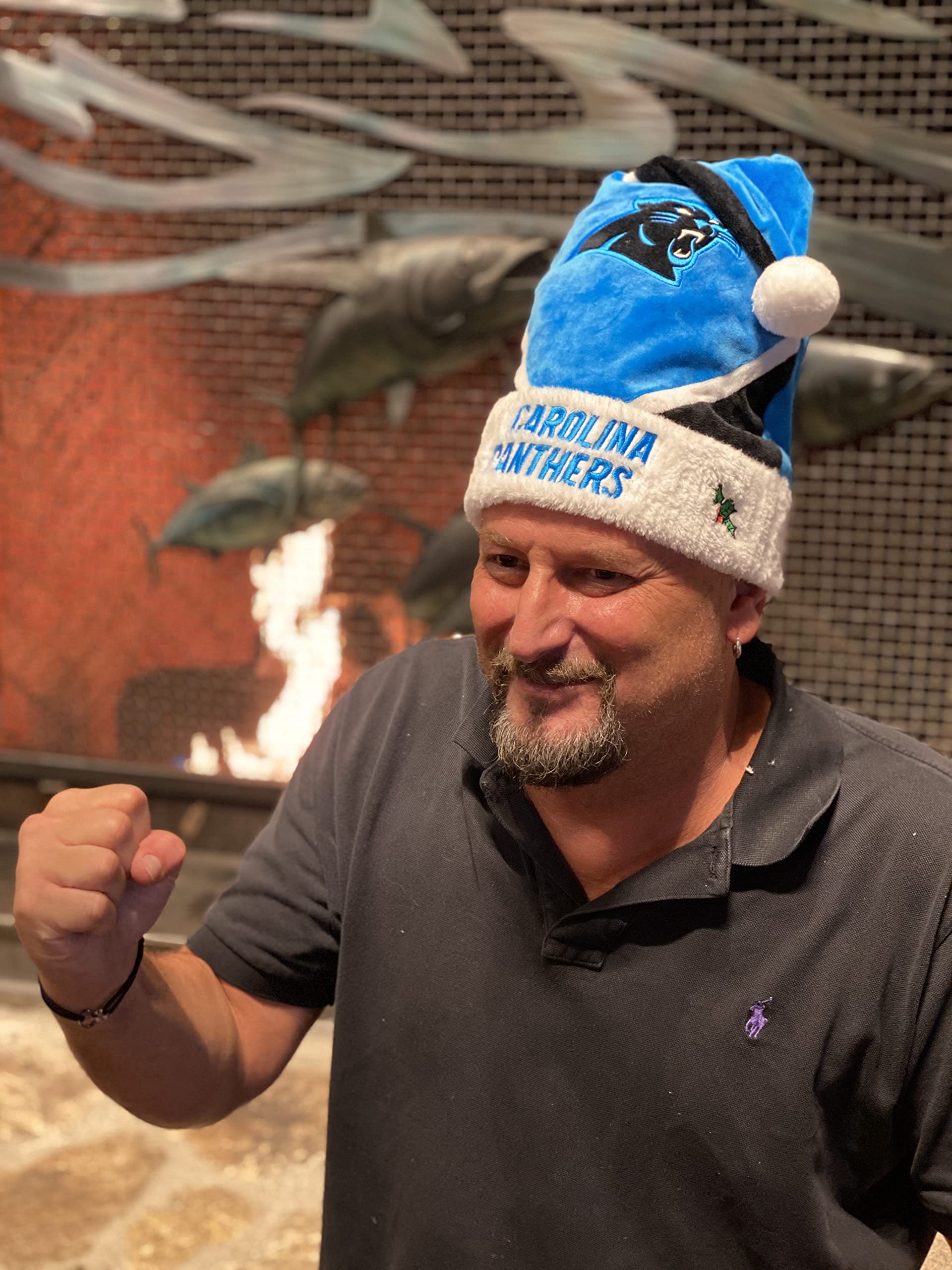 Snapklik.com : Santa Hat - Carolina Panthers Colorblock - Limited ...