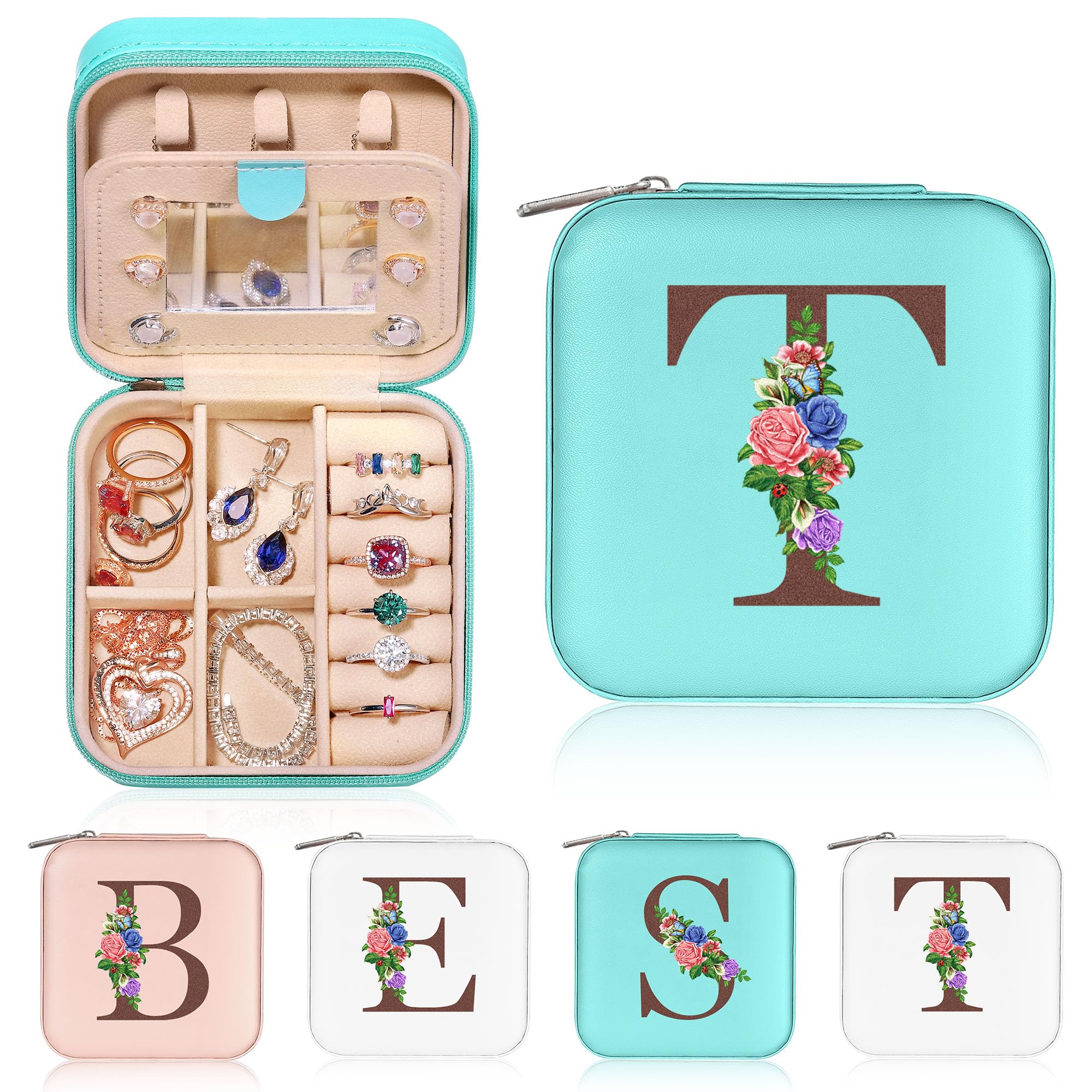 Snapklik.com : Yesteel Girls Jewelry Box Travel Jewelry Case Jewelry ...