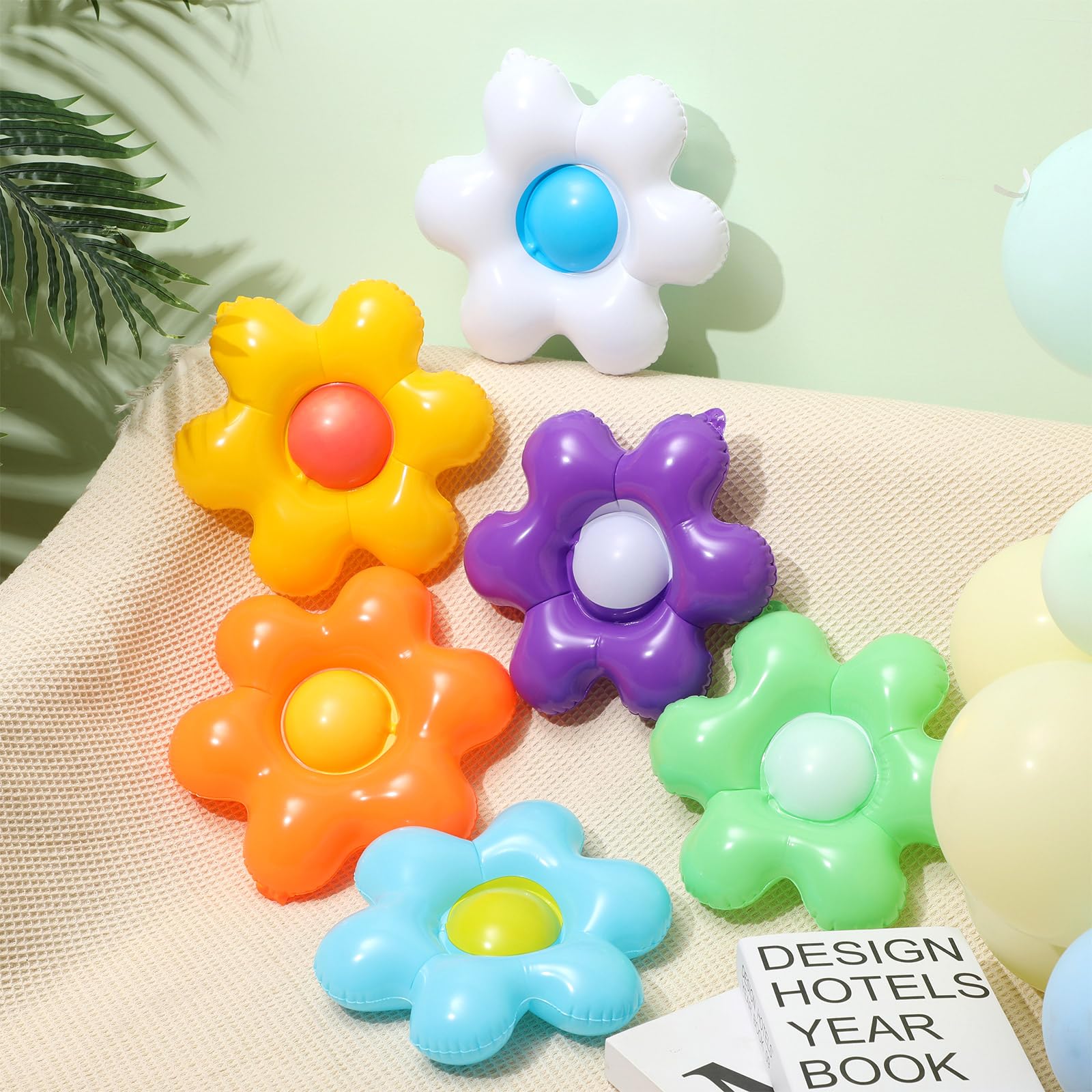 Snapklik.com : 12 Pcs Spring Inflatable Hanging Flowers Colorful ...