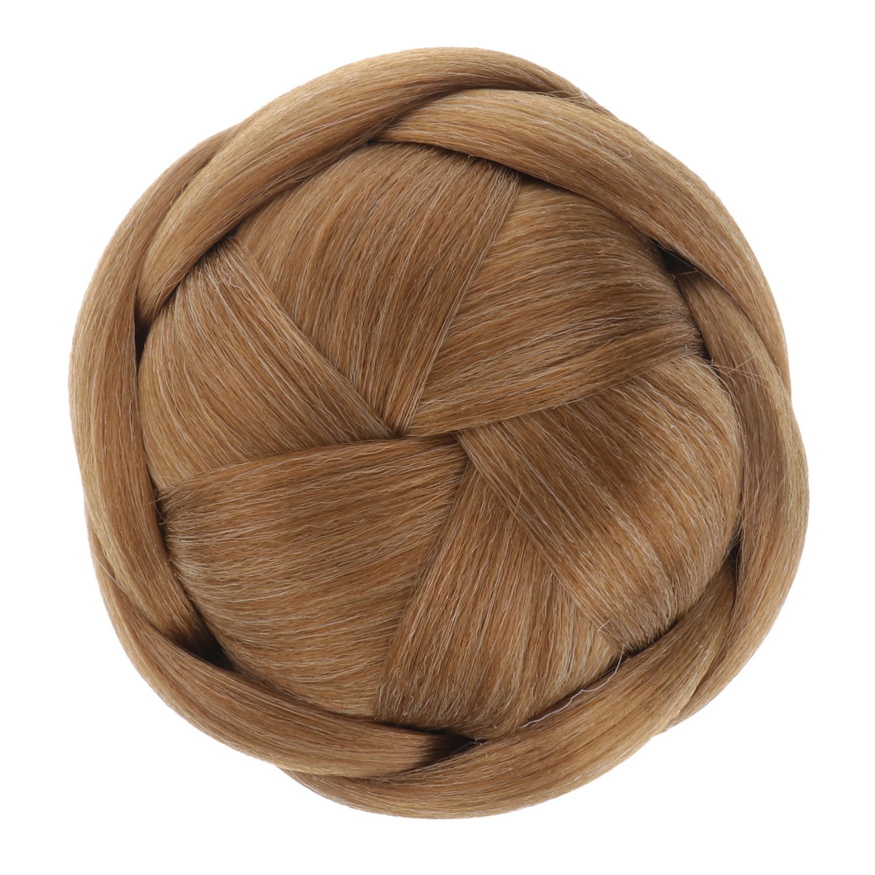 Amazon.com : MERRYHAPY Updo Bun Wig 1b# Braided Ponytail Fake Hair Bun ...