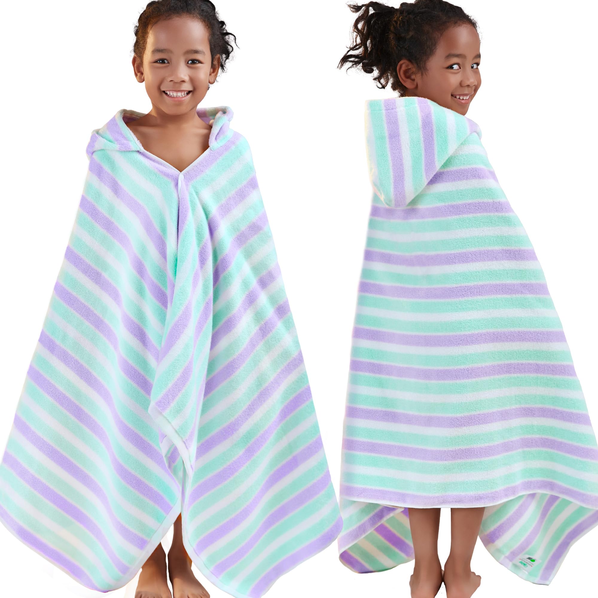 Amazon.com: VOOVA & MOVAS Kids Hooded Bath Towels Quick Dry - (3 ...