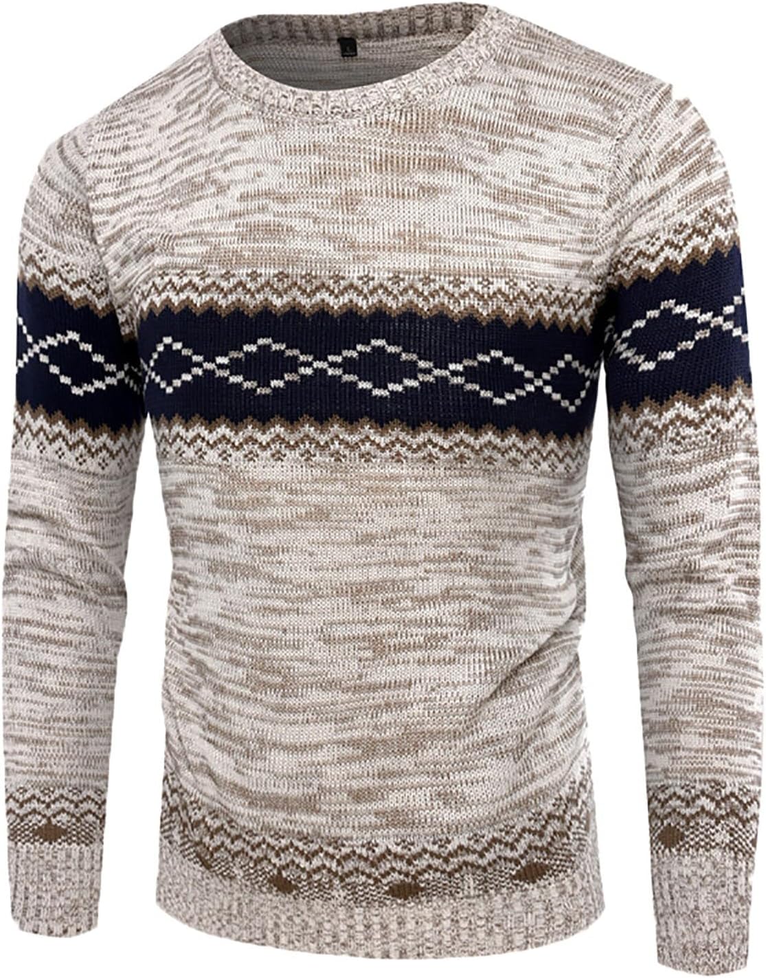 Mymyguoe Strickpullover Herren 3D Drucken Winterpullover ...