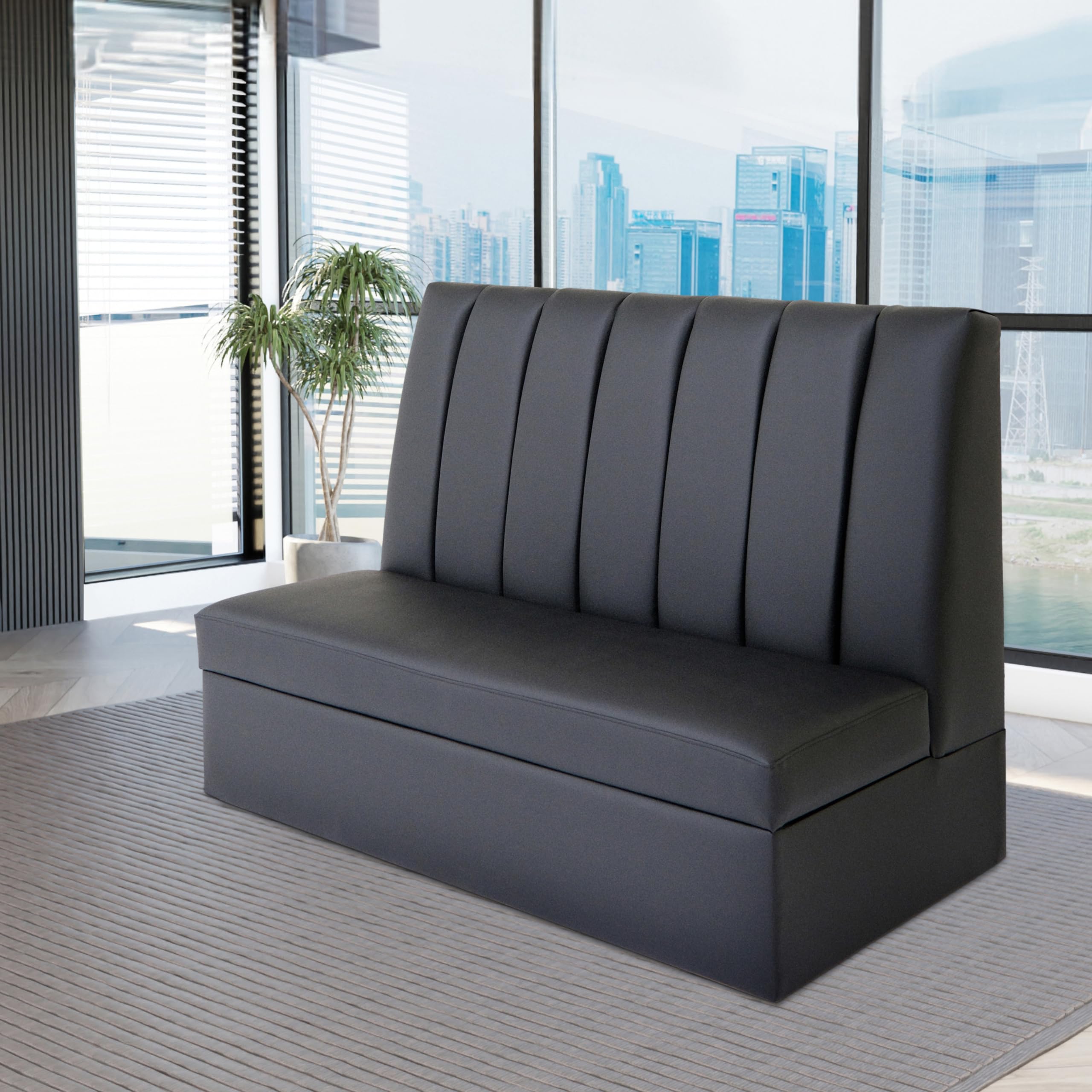 Asiento De Cabina De Madera En Forma De L