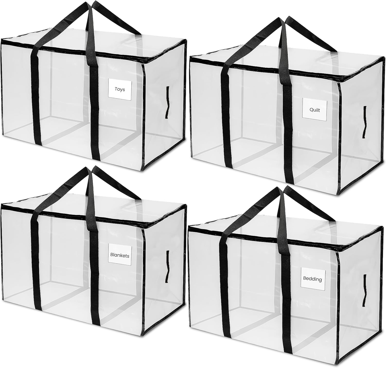 Barngate Extra Large Moving & Storage Bags - 4 Pack (90L Each) Heavy ...
