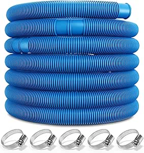 Monzana® 10m Swimming Pool Hose 32mm Diameter | 32ft Trimmable Chlorine ...