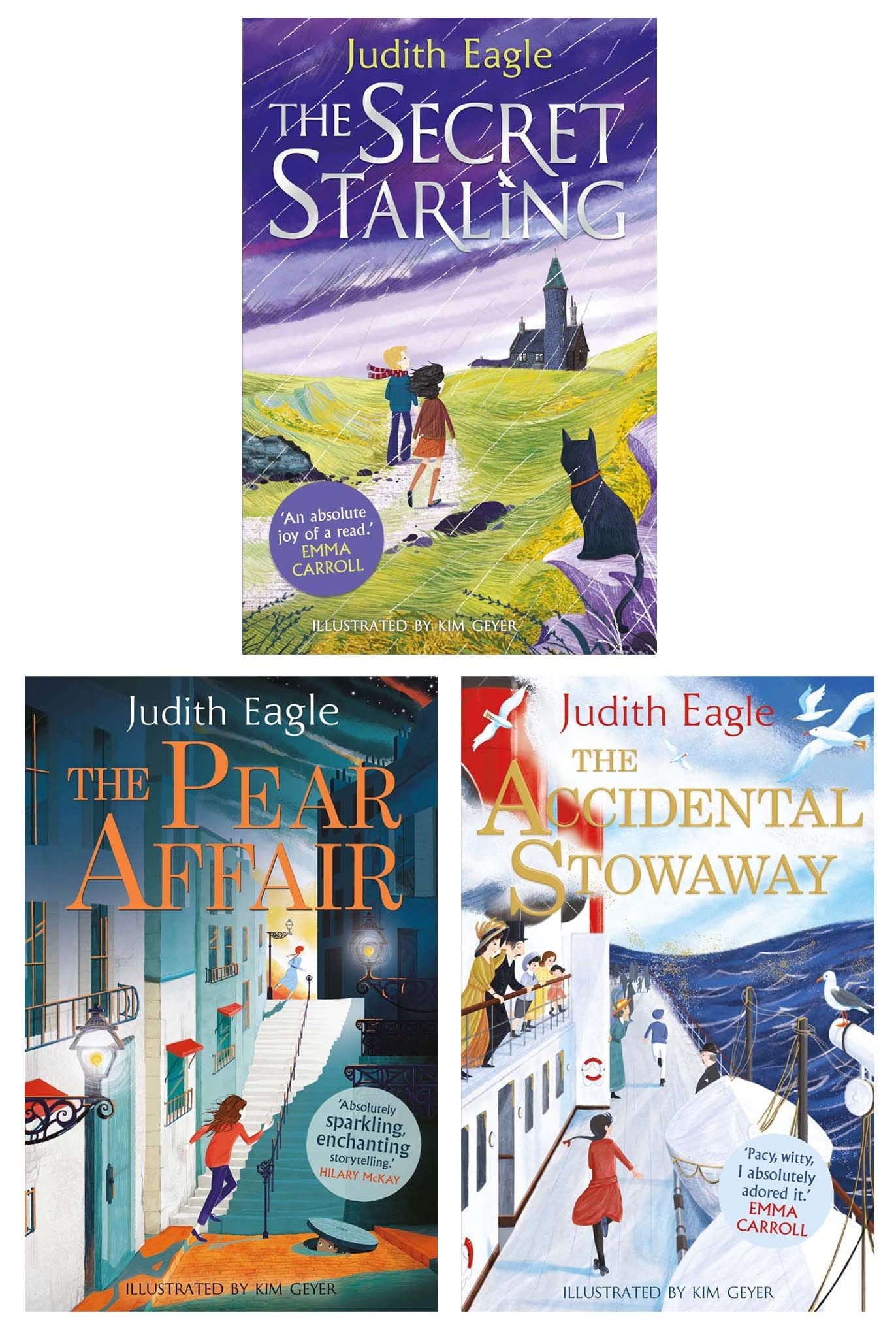 Judith Eagle Collection 3 Books Set (The Secret Starling, The Pear ...