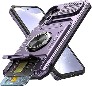 Amazon.com: Vofolen for Samsung Galaxy S24 Case Wallet with Card Holder [Store 2 Cards] +360 ...