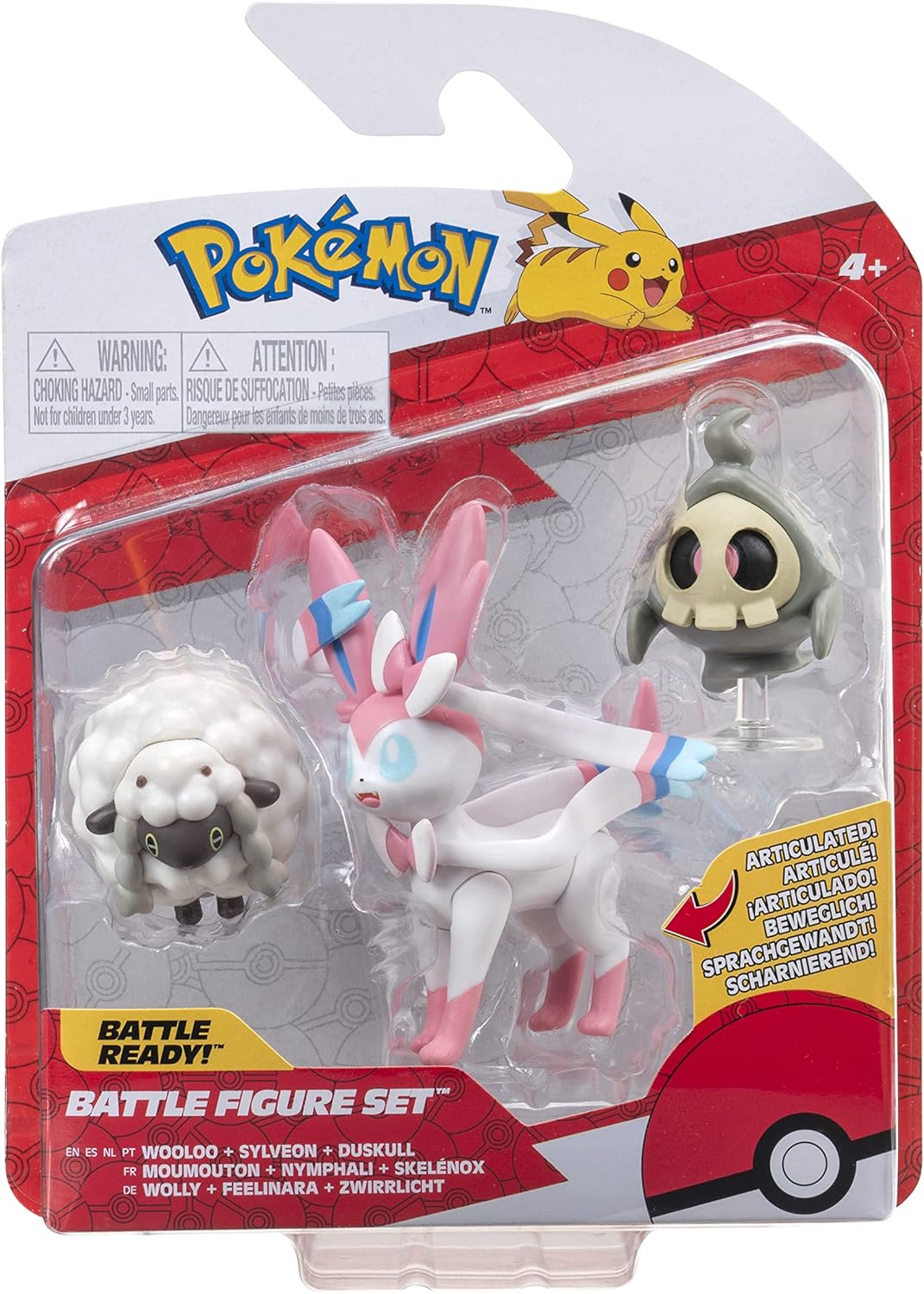PoKéMoN PKW2805 Battle Figure Set - Tangled Light, Wolly, Feelinara ...