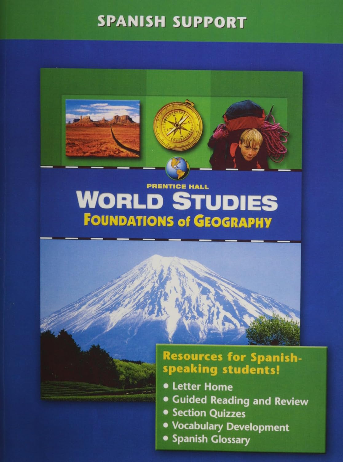 Spanish Support Prentice Hall World Studies Foundations of Geography ...