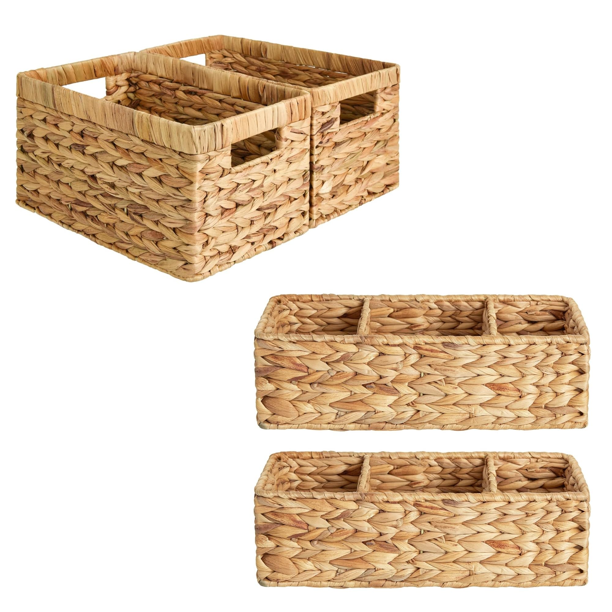 Amazon.com - StorageWorks Storage Basket with Built-in Handles, 3 ...