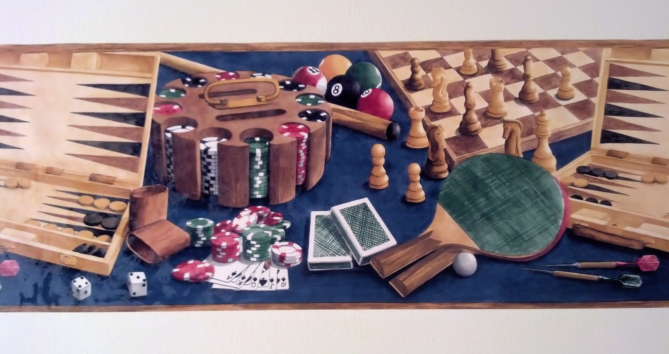 Dice Game Room Wallpaper Border Jodimitty Wall Borders Self Adhesive
