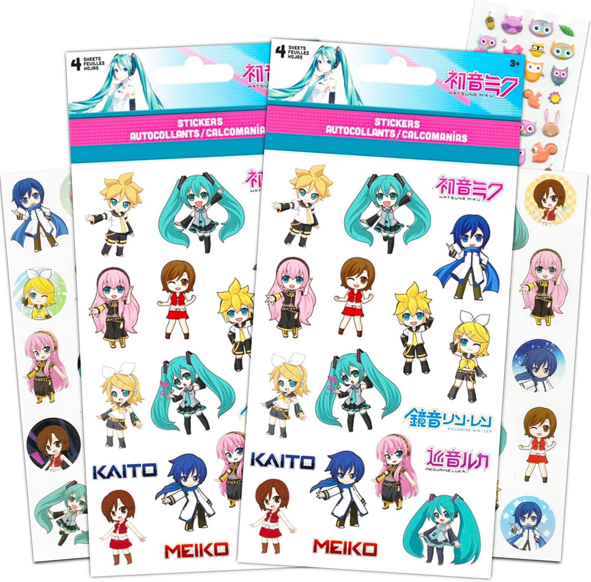 Amazon.com: Ata-Boy Hatsune Miku Sparkles Sticker Anime/Movie Stickers ...