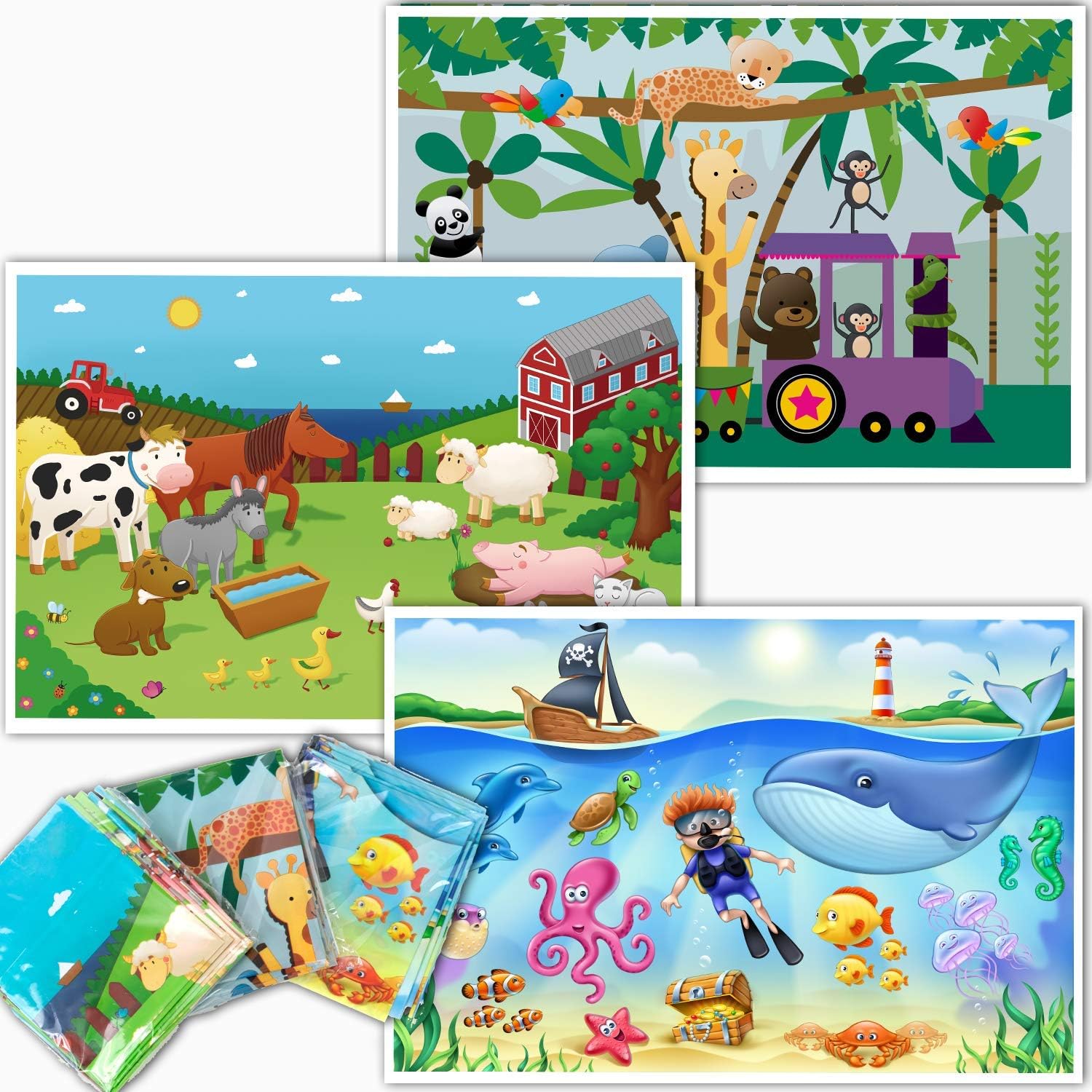 Amazon.com : Neat Solutions Table Topper Disposable Stick-on Placemats ...