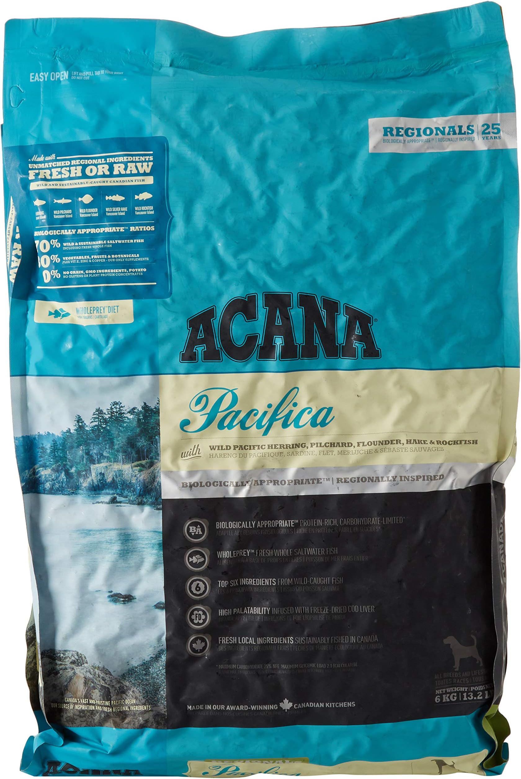 Acana Pacifica Dog Food 6kg : Amazon.ca: Pet Supplies