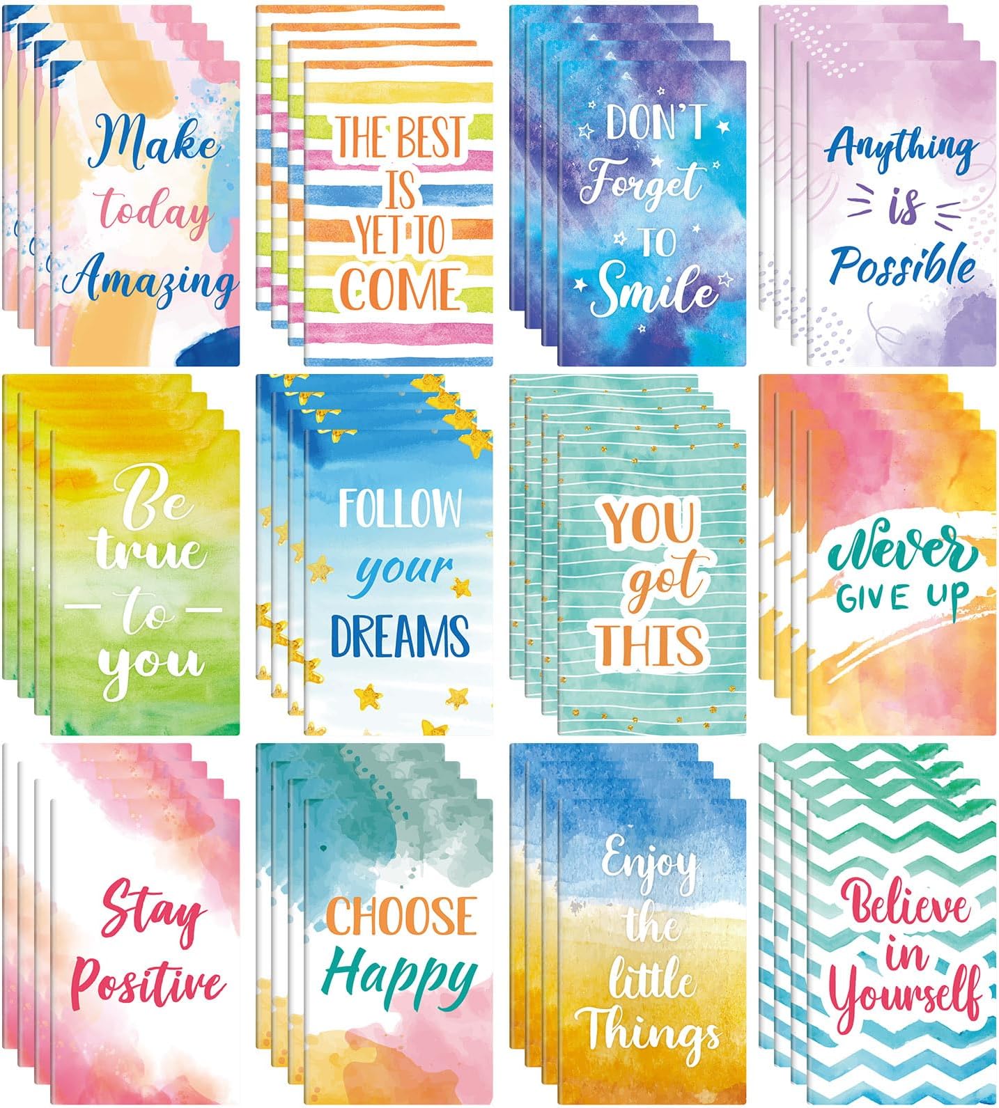 Amazon.com : Inspirational Notepads Mini Motivational Notebook Small ...