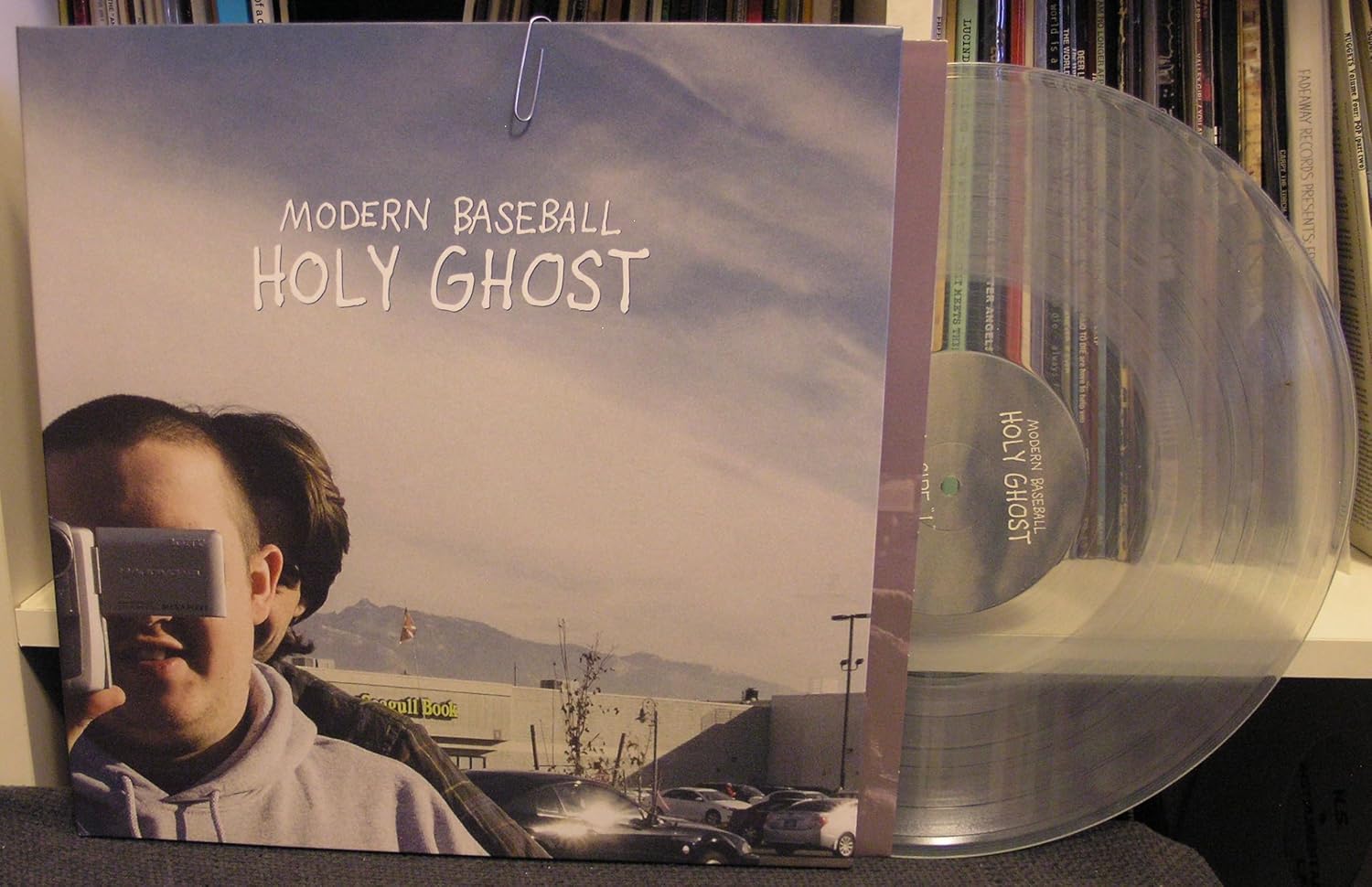 Amazon.com: Modern Baseball "Holy Ghost" LP (Coke Bottle w/Cyan Blue ...
