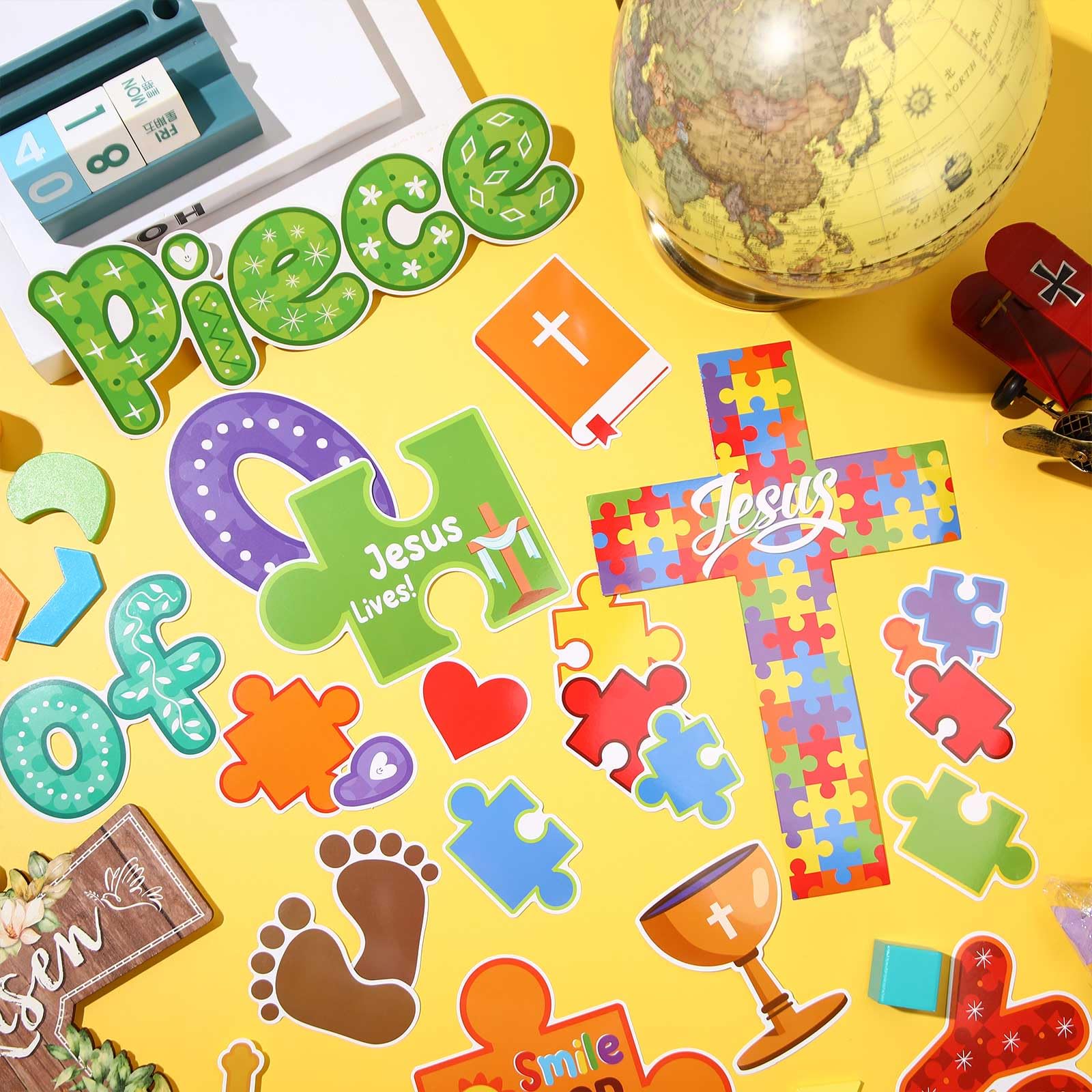 Snapklik.com : Pasimy 70 Pcs Christian Classroom Bulletin Board ...