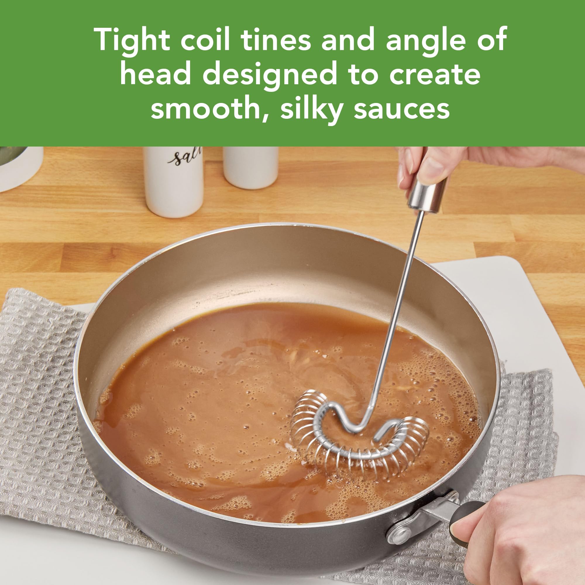 Snapklik.com : Stainless Steel Whip Whisk, 10" - Kitchen Spiral Whisks ...