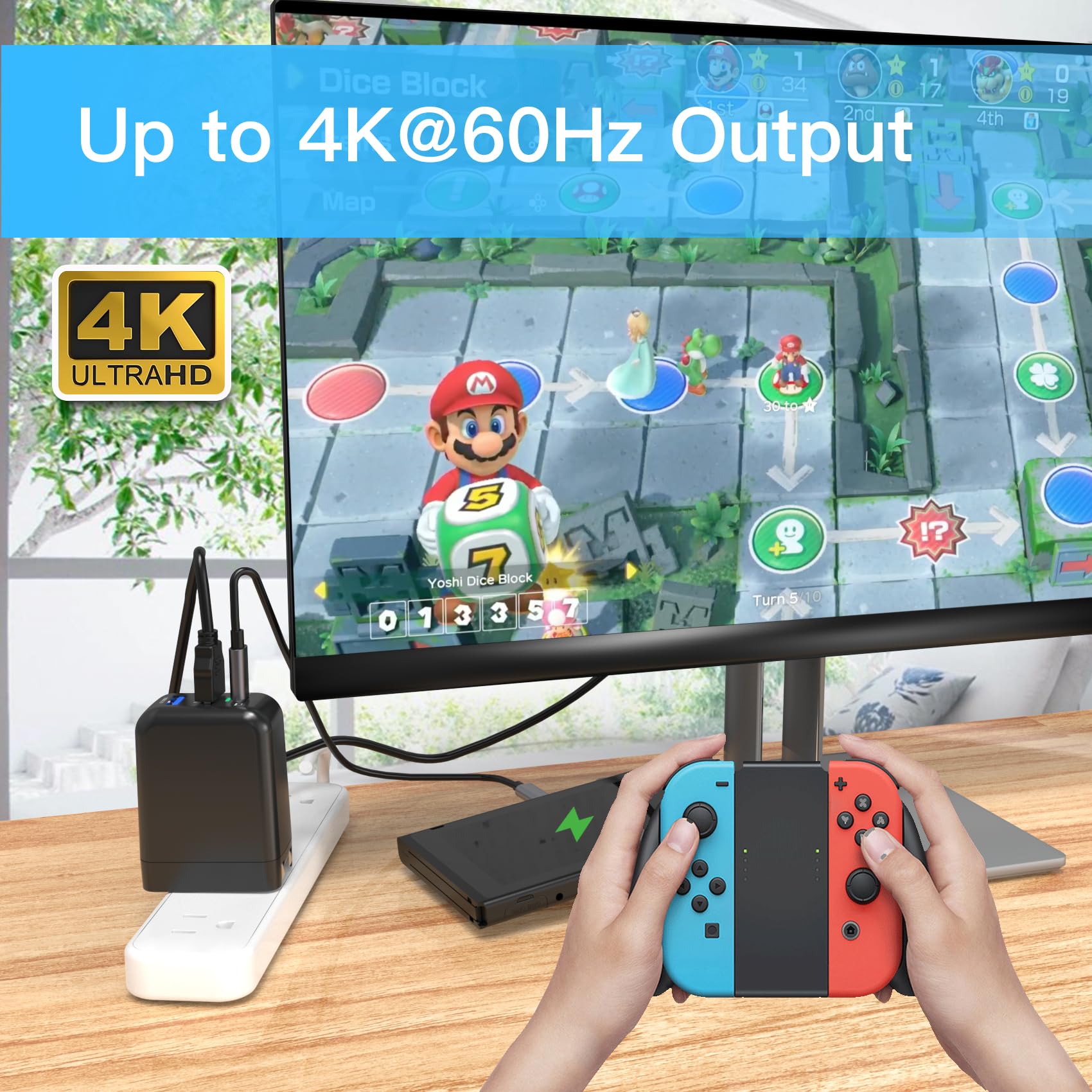 Snapklik.com : Mirabox 67W Portable Switch Dock Charger For Nintendo ...