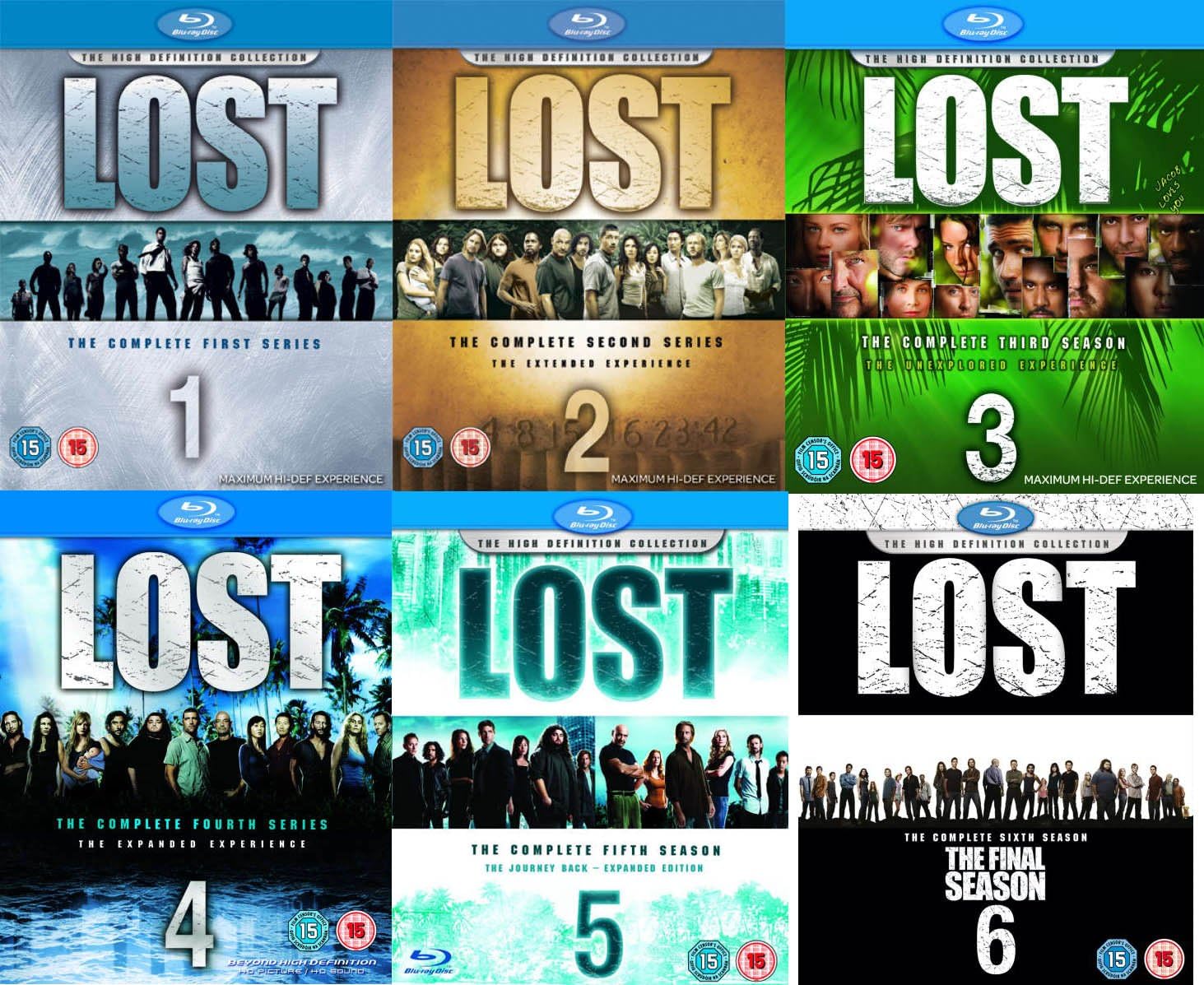 Lost: The Complete Collection Seasons 1-6 [Blu-ray]: Amazon.ca: Movies ...