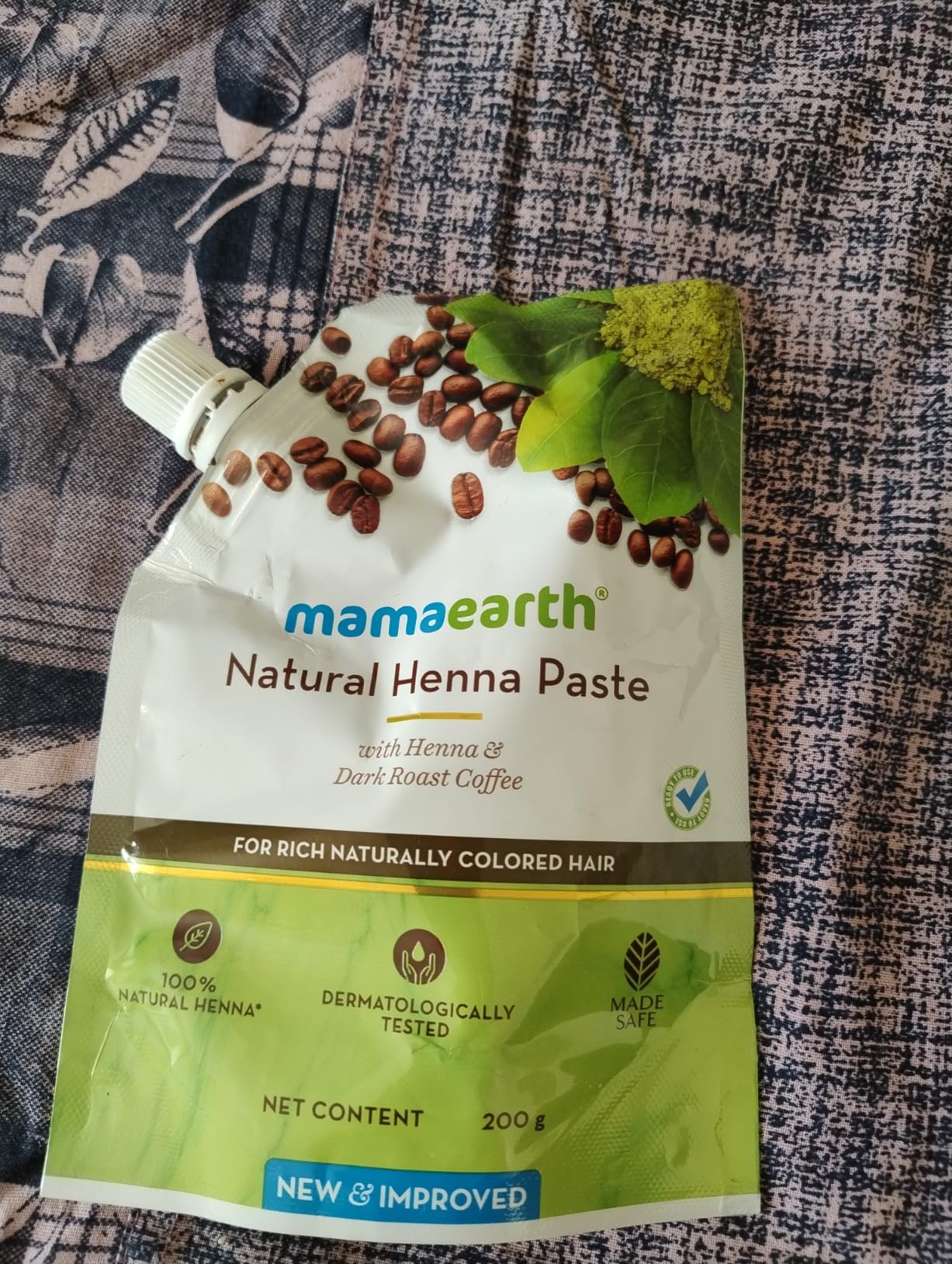 Buy Mamaearth Natural Henna Paste | With Henna & Dark Roasted Coffee ...