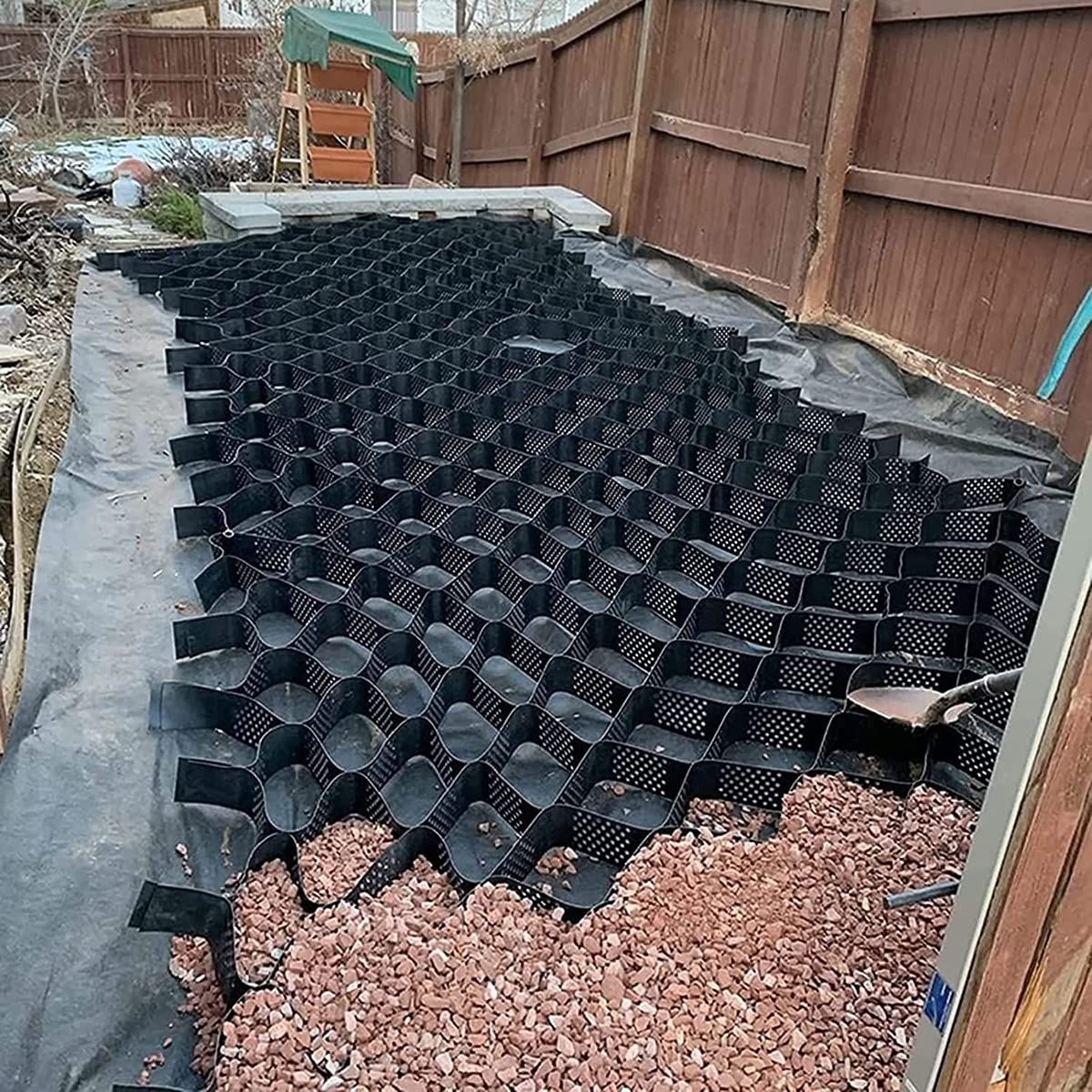 Wzson Geo Grid Yard Patio Geocell Grid 2 Inch Tall | Desertcart INDIA