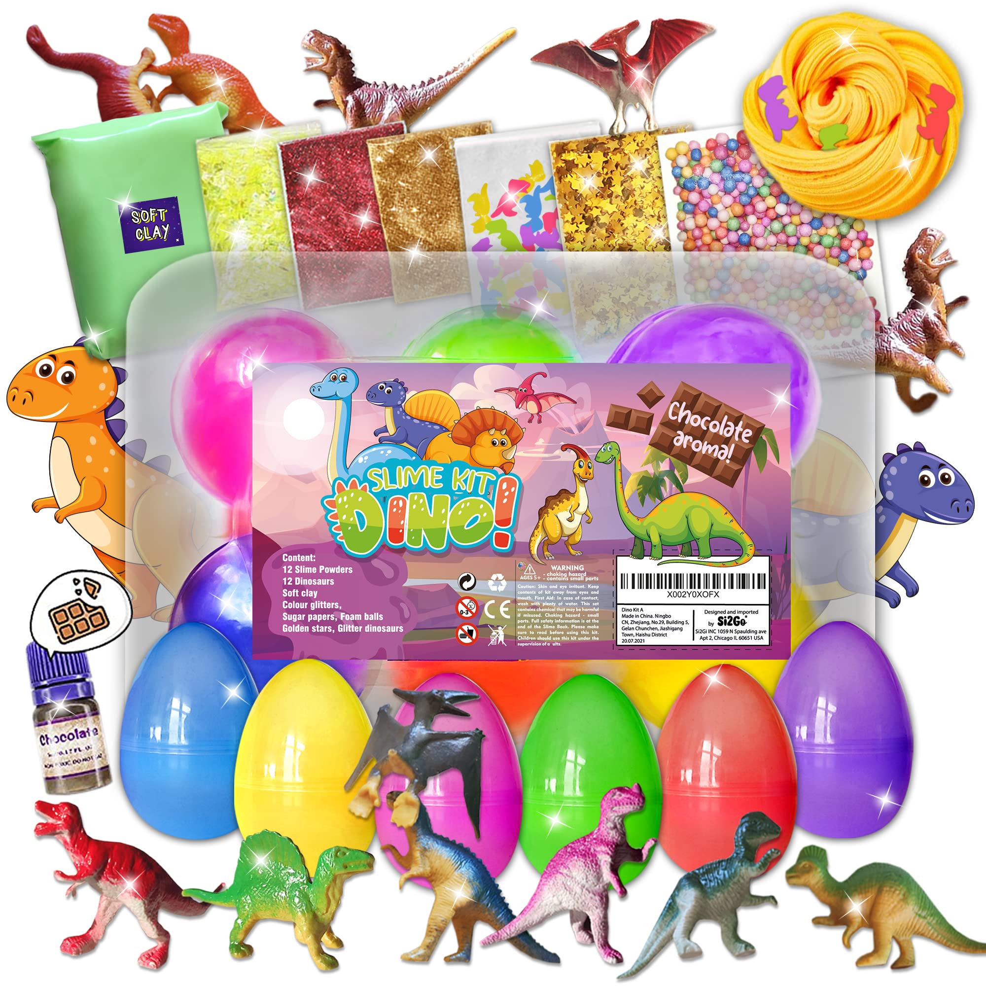 Dinosaur Slime Kit For Boys And Girls Aroma Diy Slime | Desertcart UAE