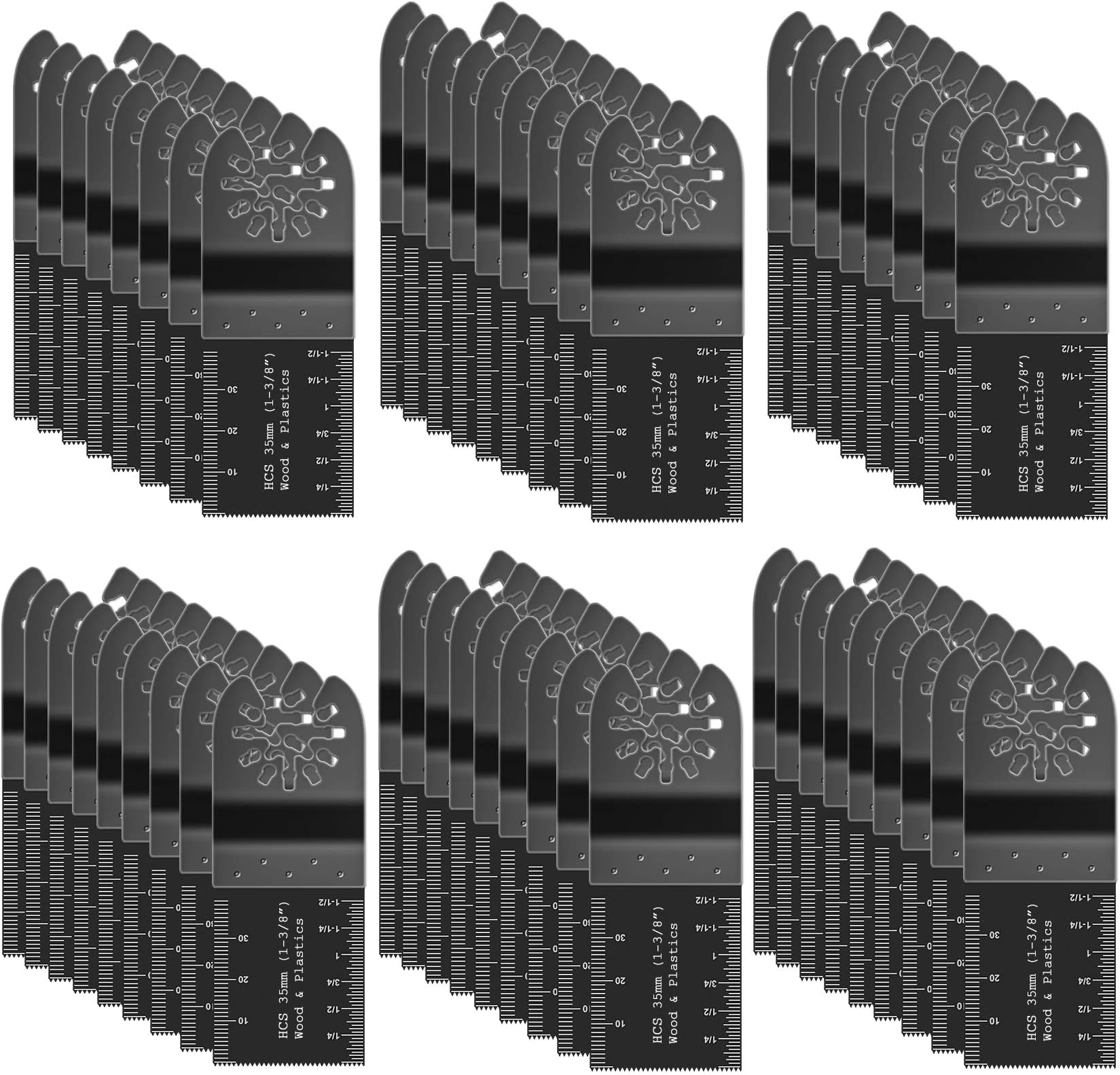 Oscillating Tool Blades, 52 PCS Oscillating Saw Blades Wood Durable ...