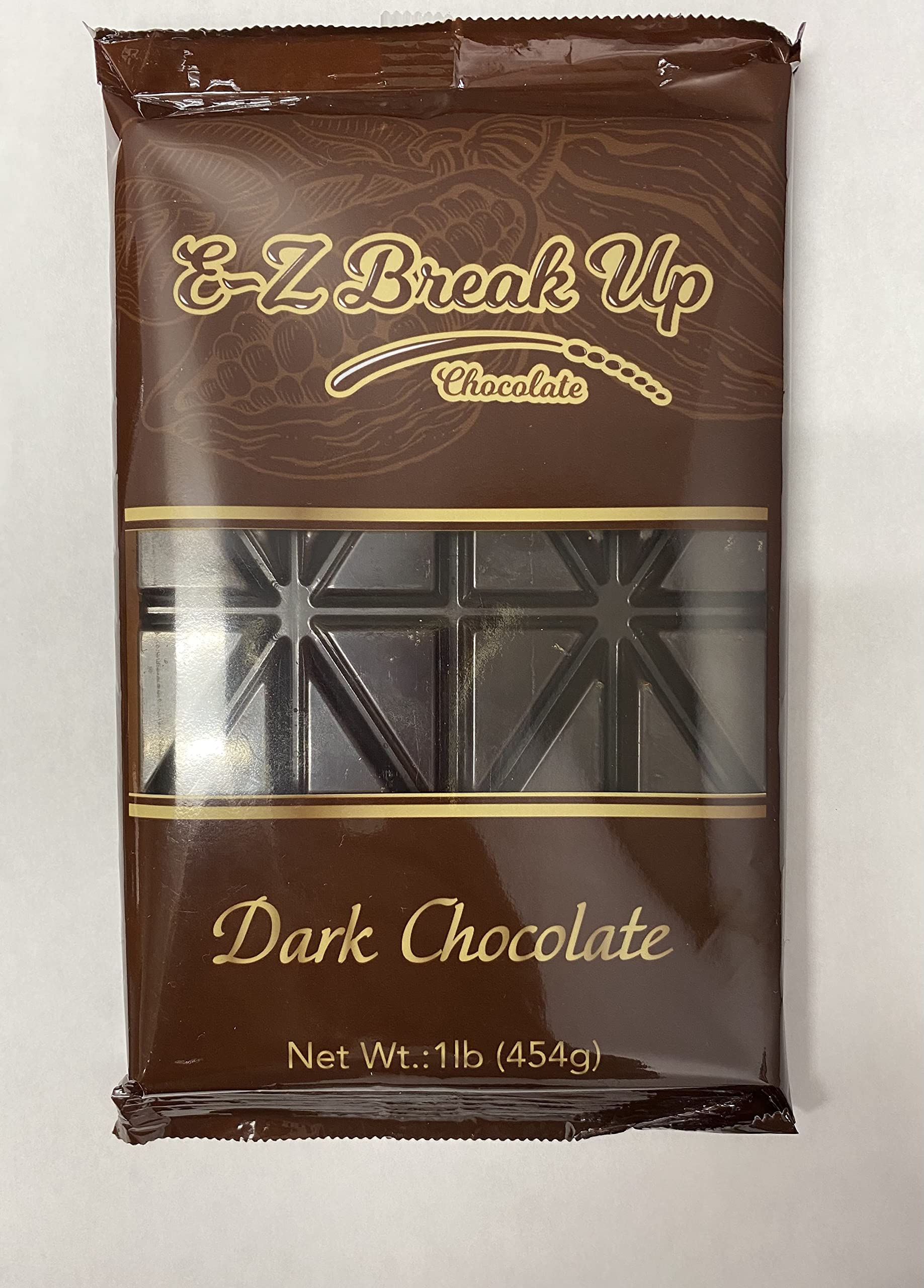 Amazon.com: E-Z Break Up Chocolate - 1 Pack 1 LB (Dark Chocolate ...