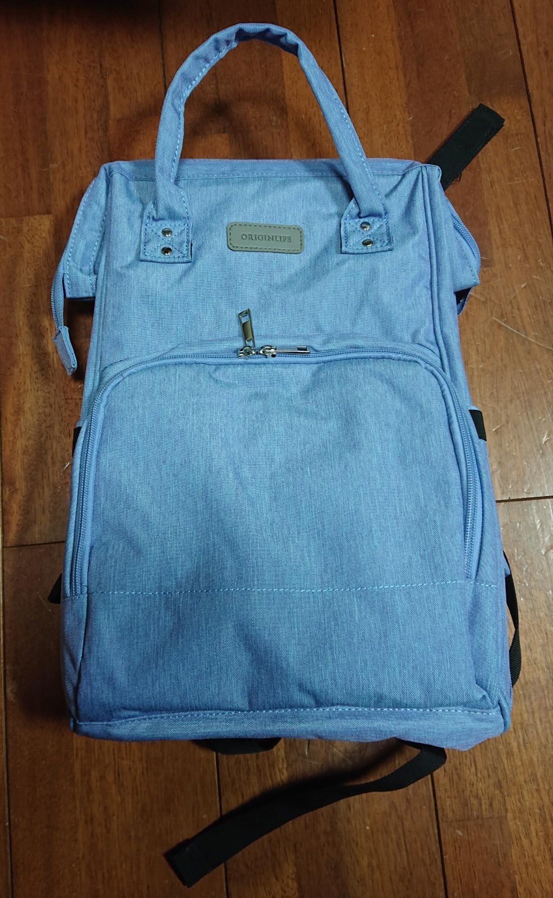 Amazon.co.jp: [Originlife] オリジンライフ マザーズバッグ グレー リュック マザーズリュック 軽量 USB挿し口付き : ファッション